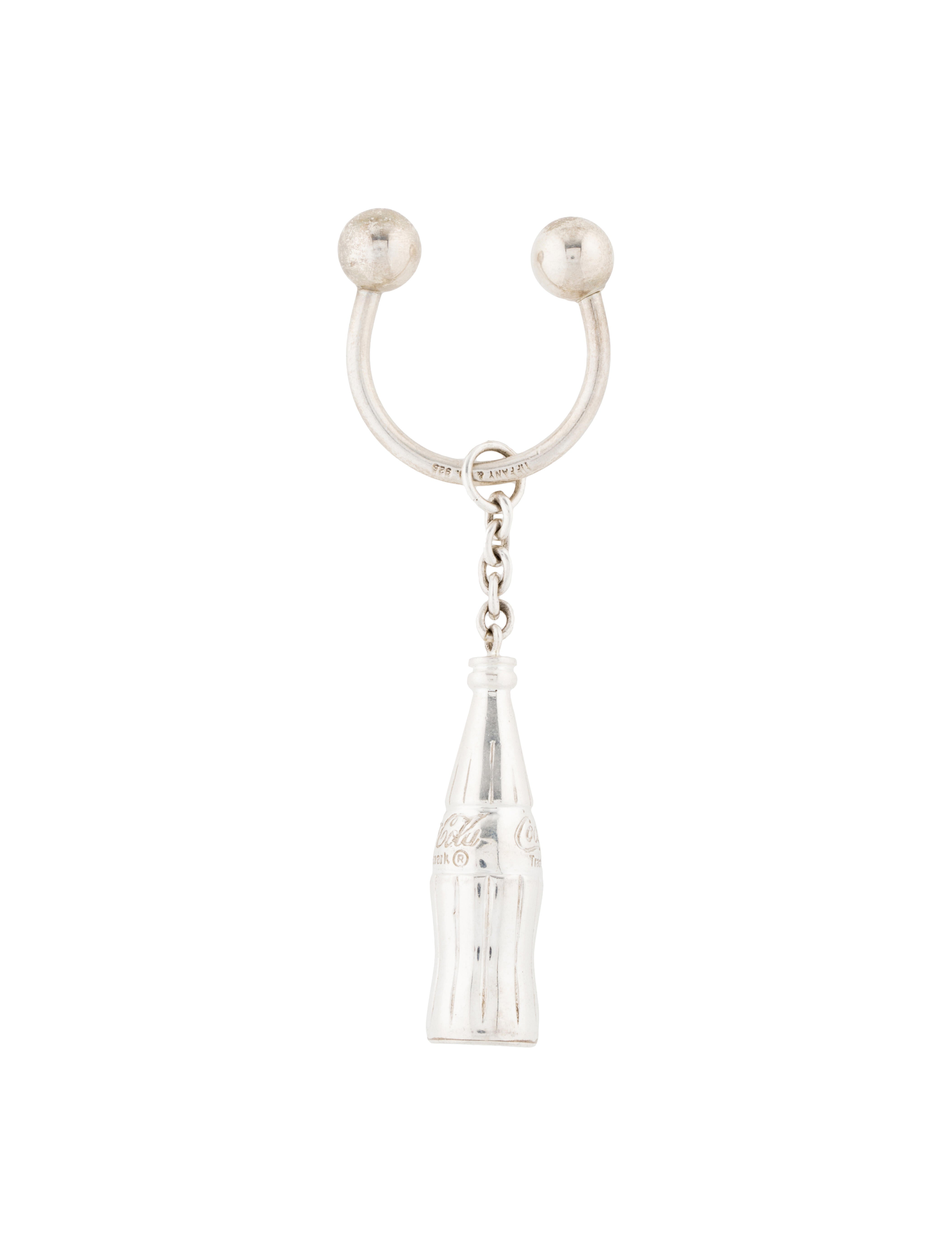 Tiffany & Co. Sterling Bottle Key Ring - Silver Keychains, Accessories ...
