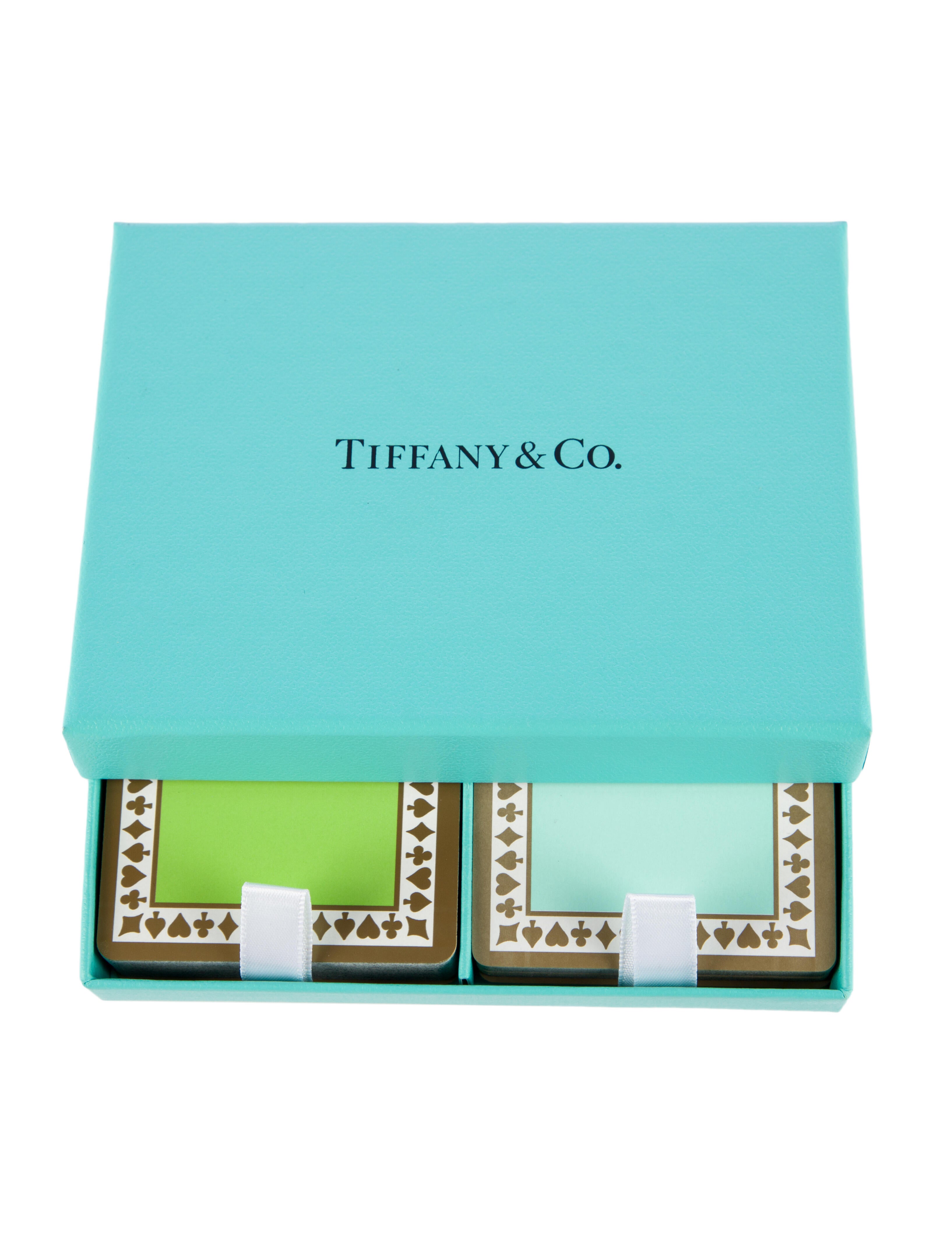 Tiffany & Co. Playing Cards Set - Blue Decorative Accents, Decor ...