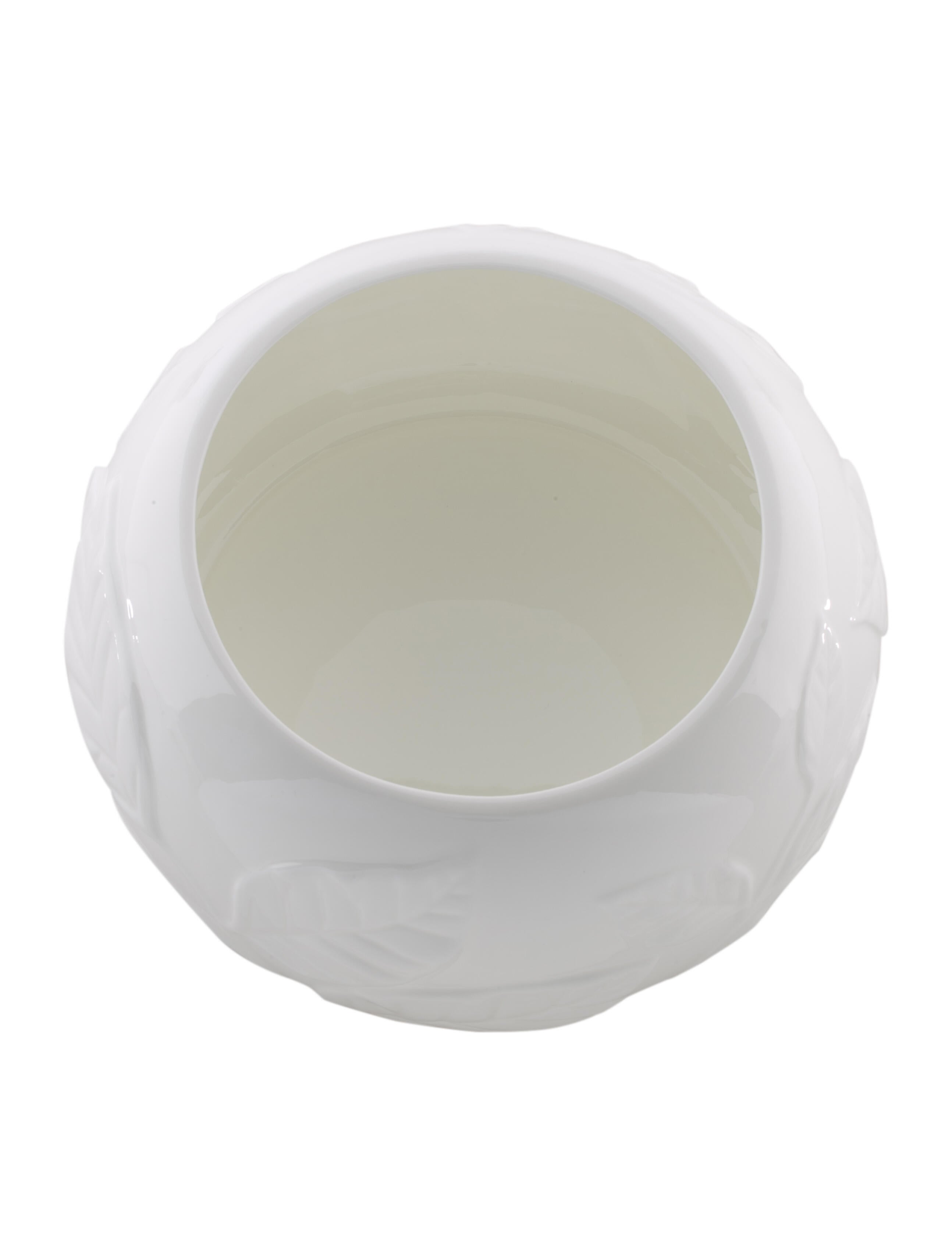 Tiffany & Co. Louis Comfort Tiffany Round Leaves Vase - White ...