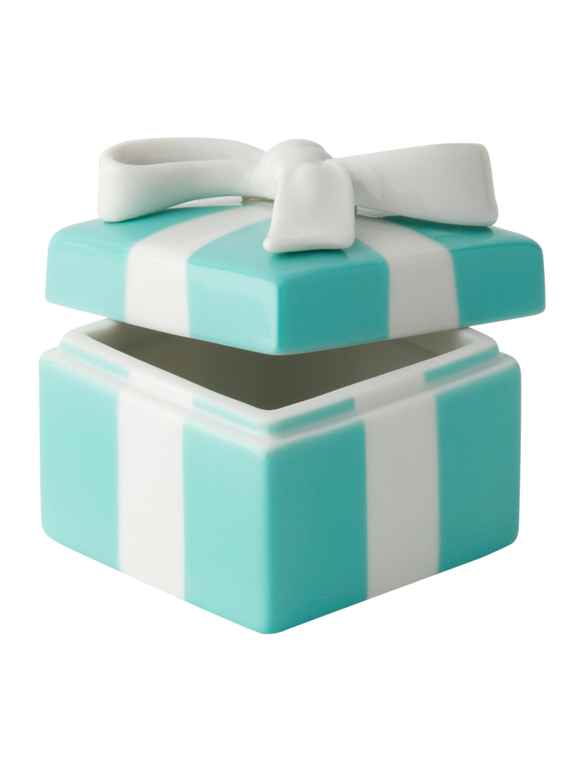 Tiffany & Co. Mini Porcelain Gift Box - Blue Decorative Accents, Decor ...