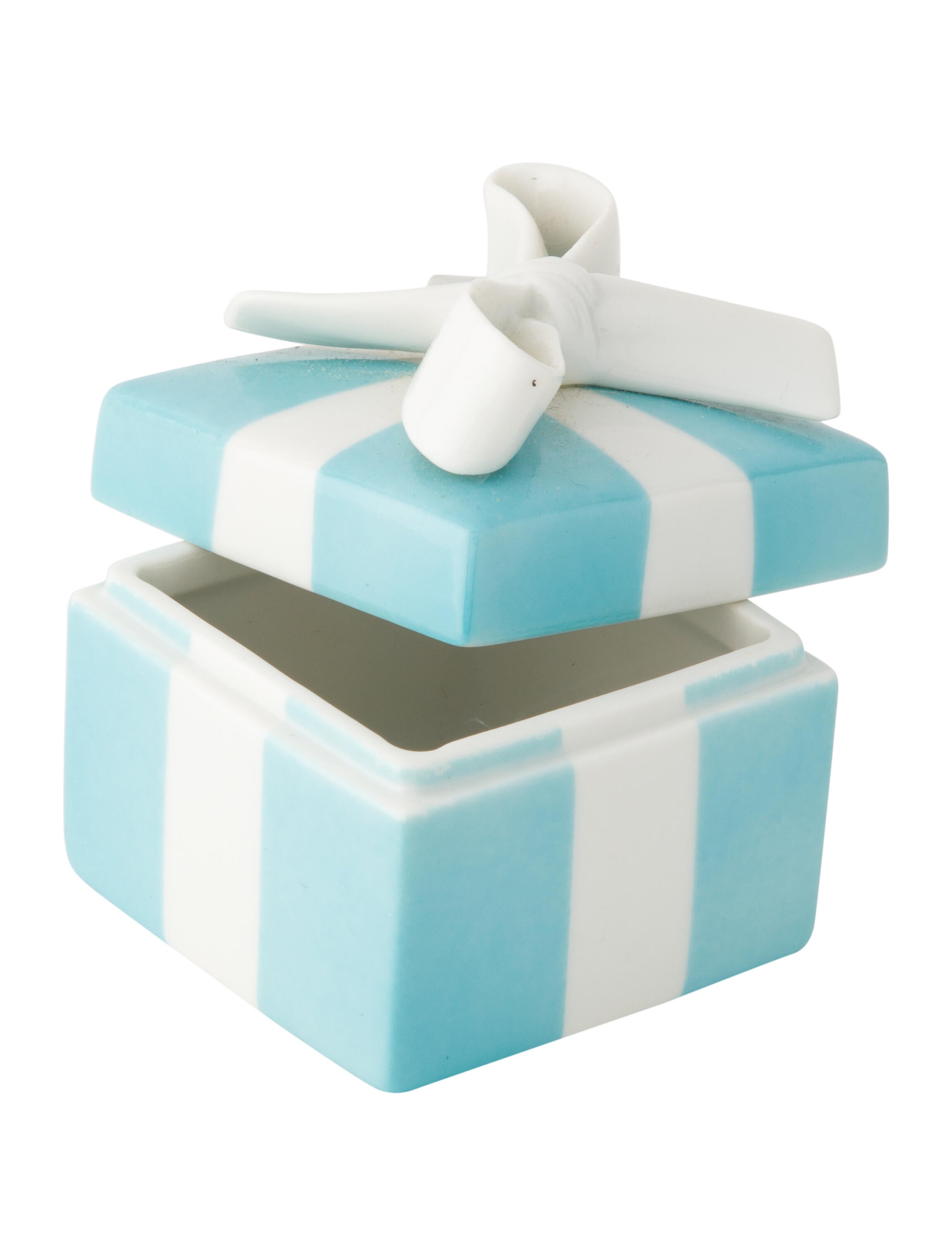 Tiffany & Co. Mini Porcelain Gift Box - Blue Decorative Accents, Decor ...