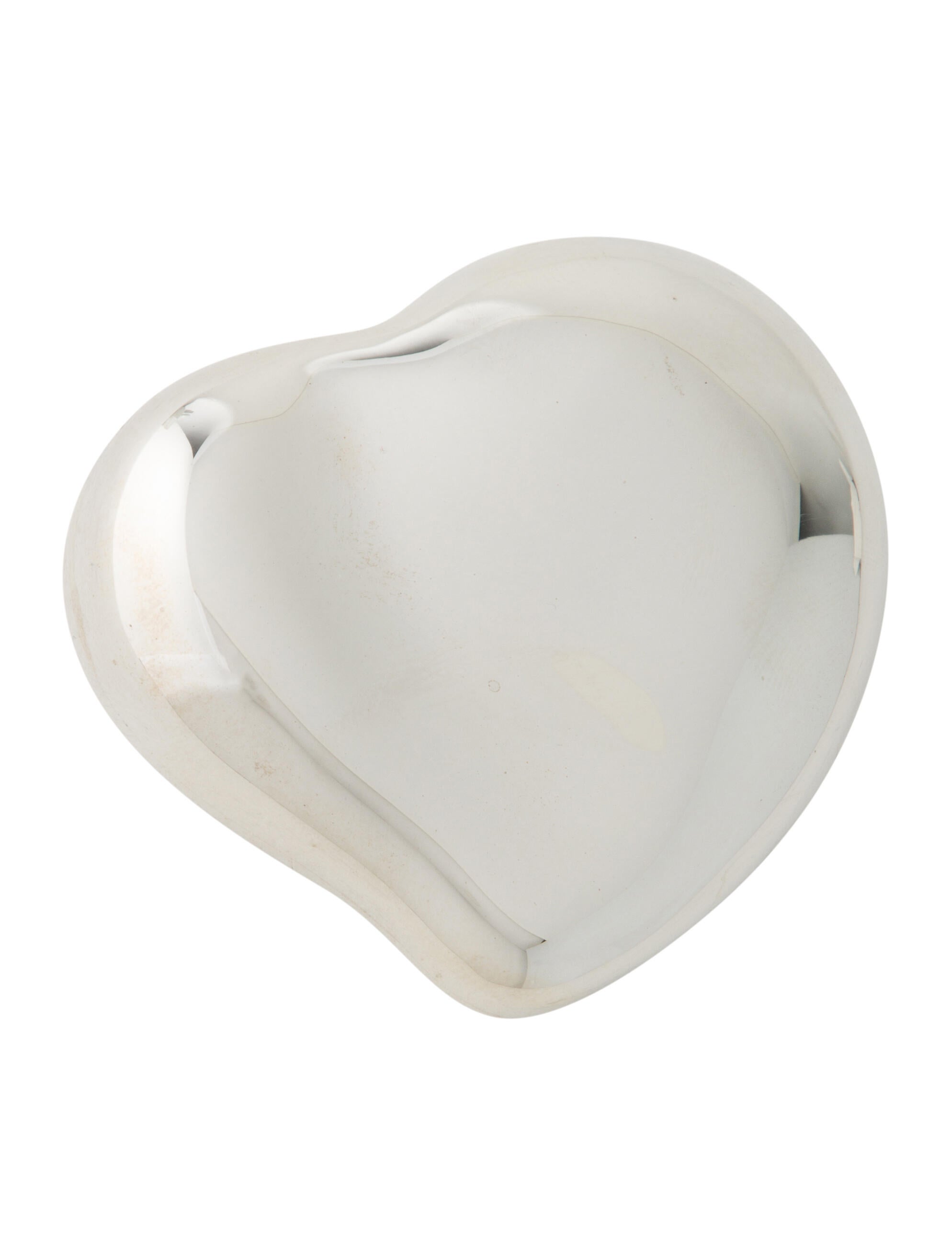 Tiffany & Co. Sterling Elsa Peretti Heart Paperweight - Silver ...