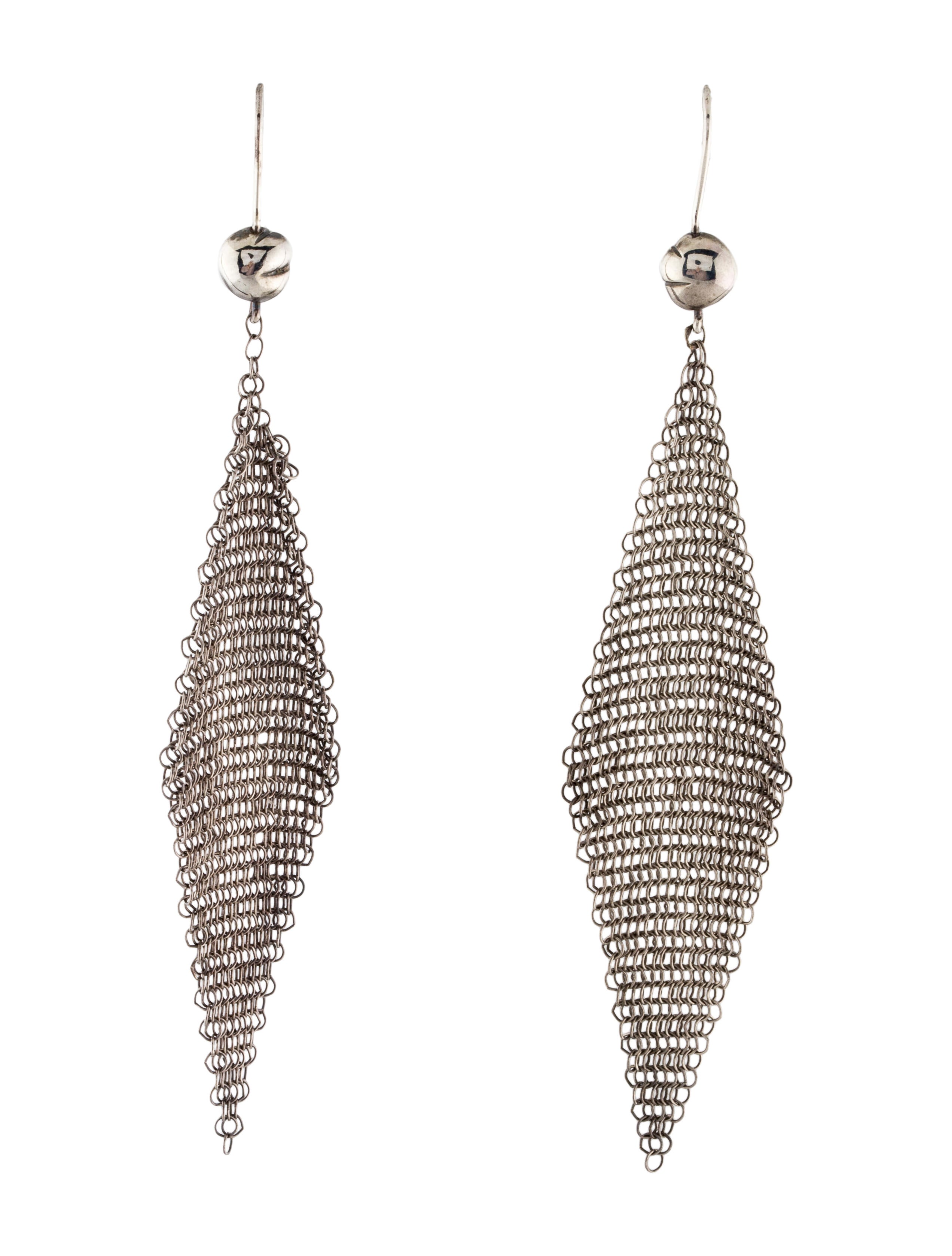 Tiffany & Co. 18K Diamonds by the Yard Earrings - 18K Yellow Gold Drop ...