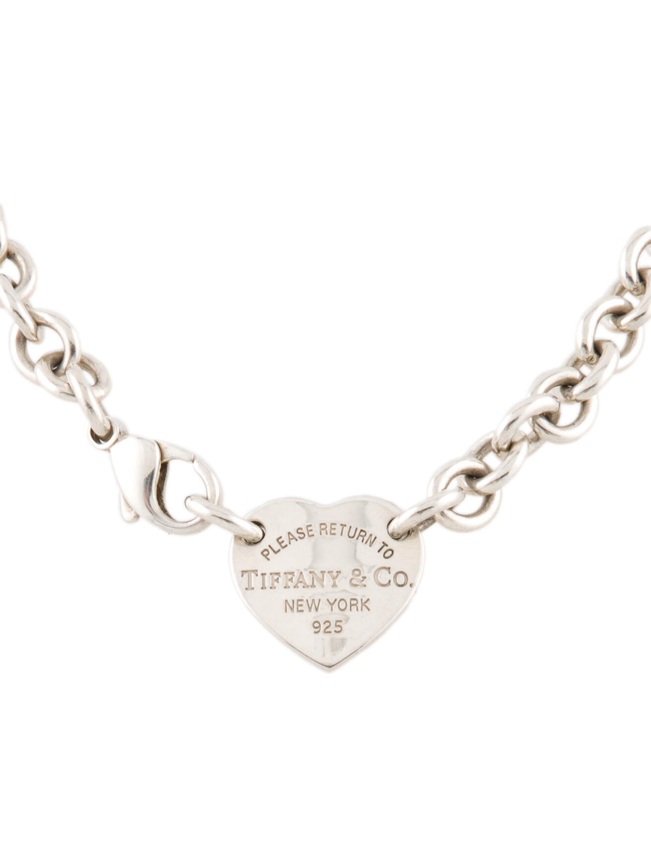 Tiffany & Co. Return to Tiffany® Heart Tag Necklace - Sterling Silver ...