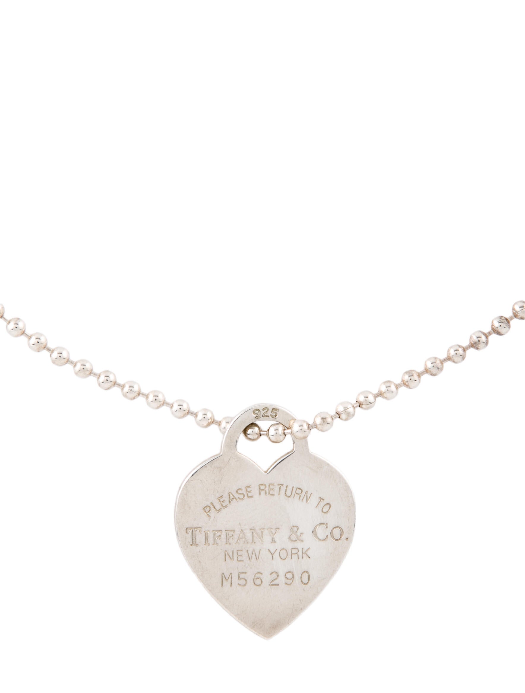 Tiffany & Co. Return To Tiffany Heart Pendant Necklace - Sterling ...