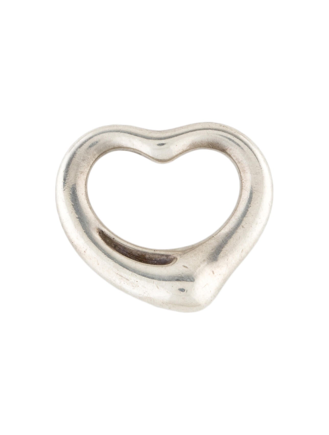 Tiffany & Co. Small Open Heart Pendant - Sterling Silver Pendant ...