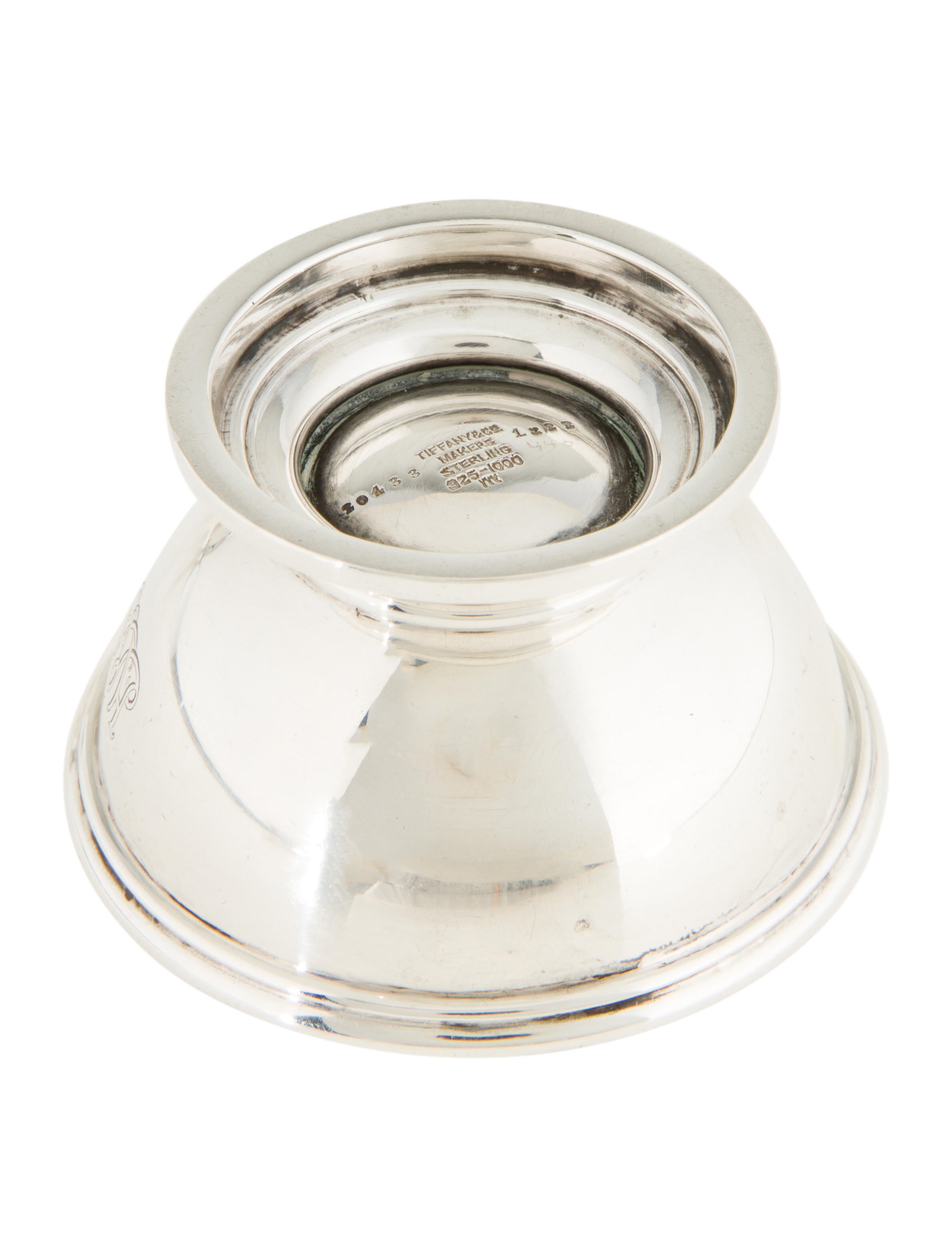 Tiffany & Co. Antique Sterling Salt Cellar - Silver Serveware, Tabletop ...