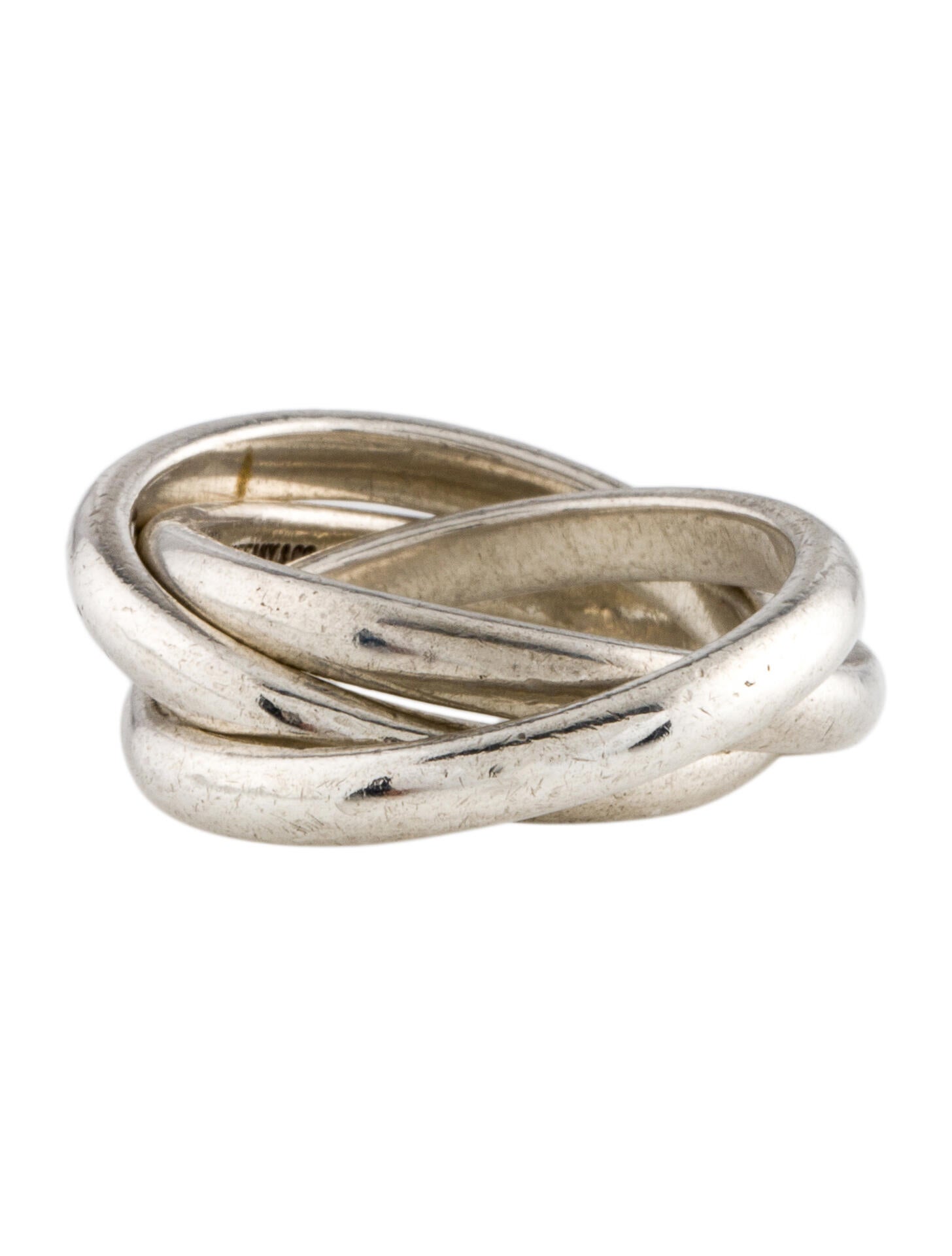 Tiffany & Co. Vintage Interlocking Rolling Ring - Sterling Silver ...