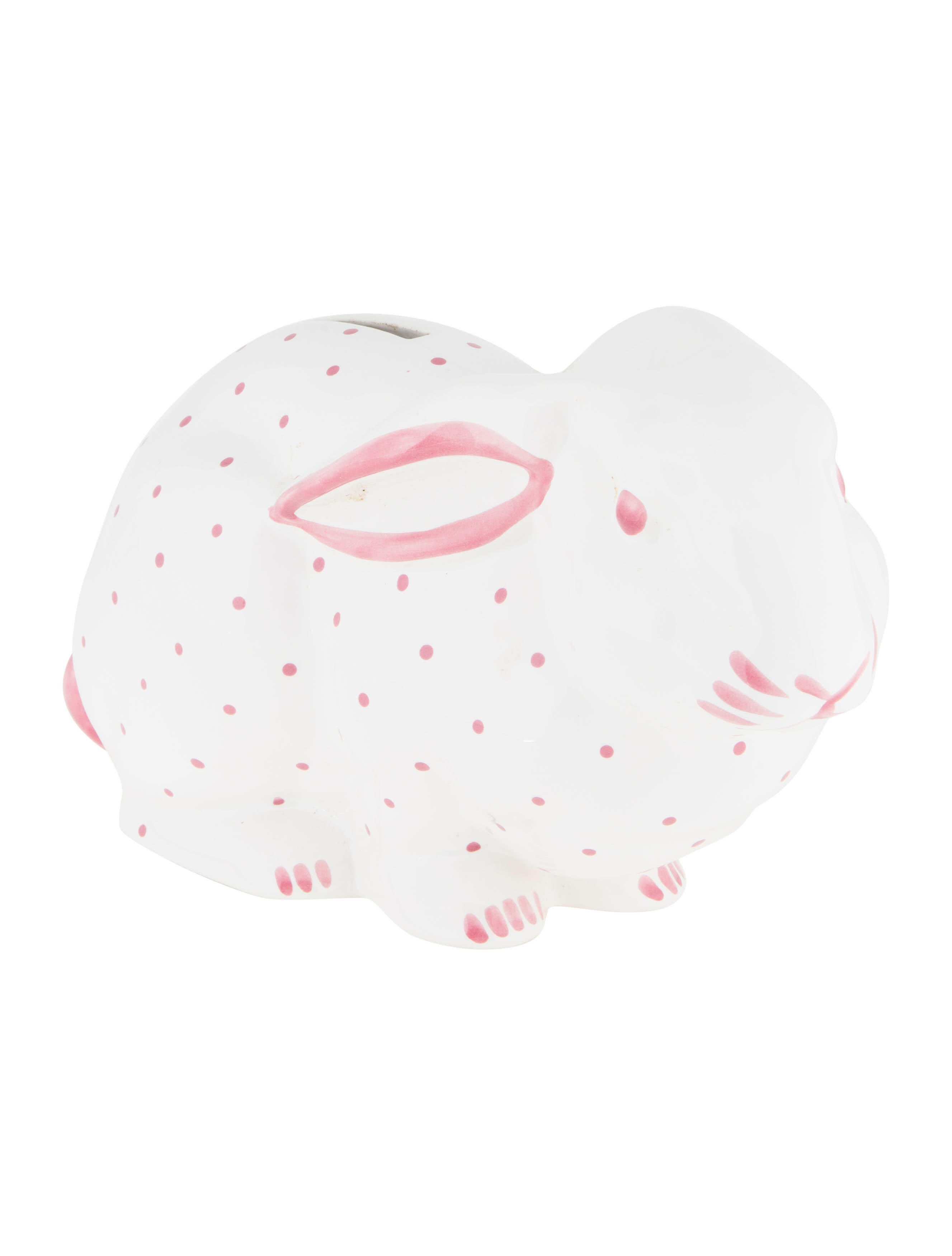 Tiffany & Co. Ceramic Bunny Coin Bank - White Kids Decor & Accessories ...