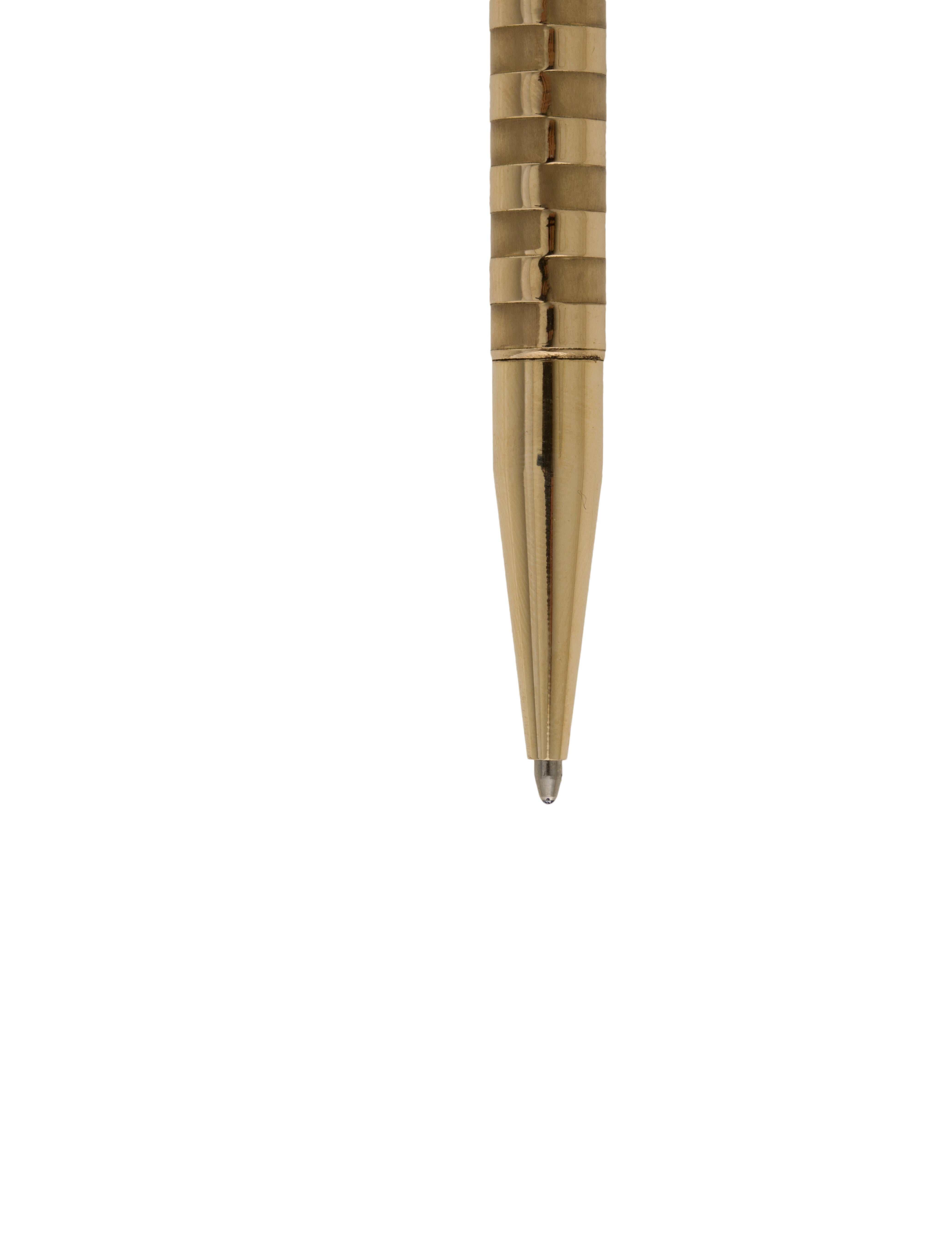 Tiffany & Co. 14K Gold Vintage Ballpoint Pen - Gold Books, Stationery ...