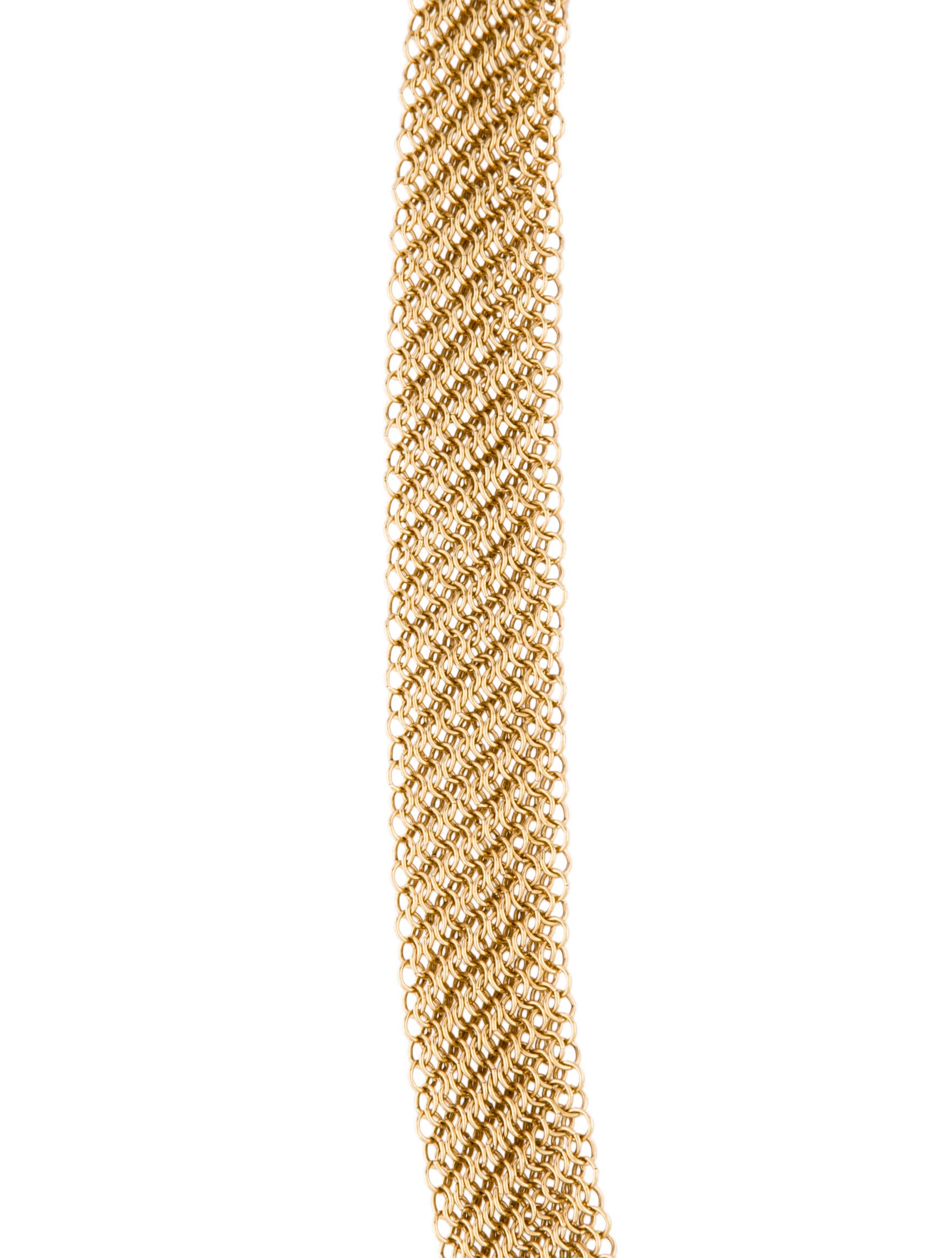 Tiffany & Co. 18K Mesh Necklace - 18K Yellow Gold Chain, Necklaces ...