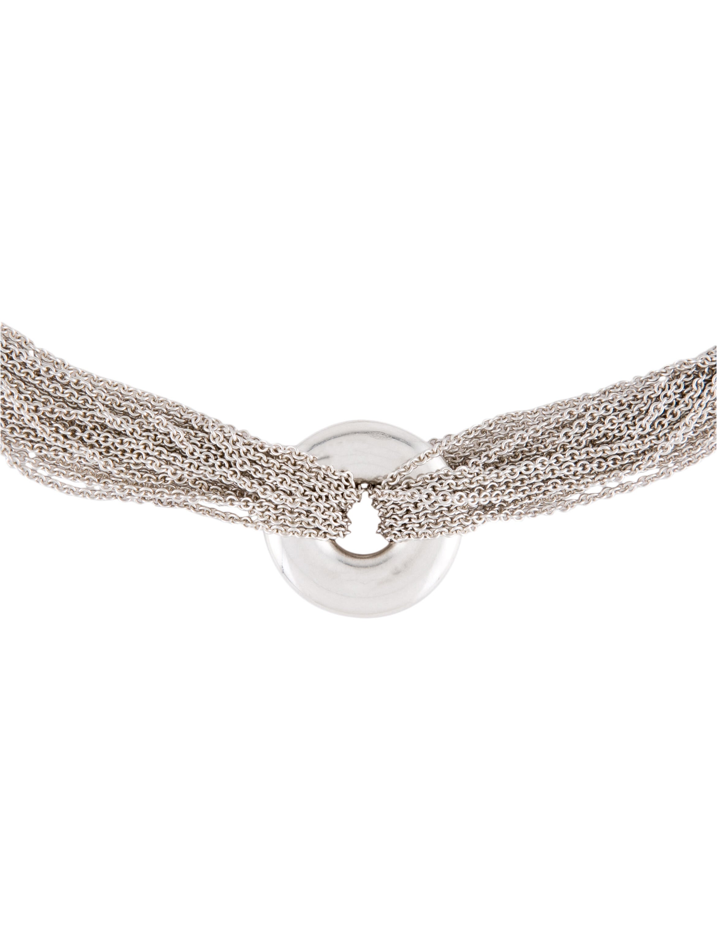 Tiffany & Co. Mesh Circle Multistrand Necklace - Multistrand, Necklaces ...
