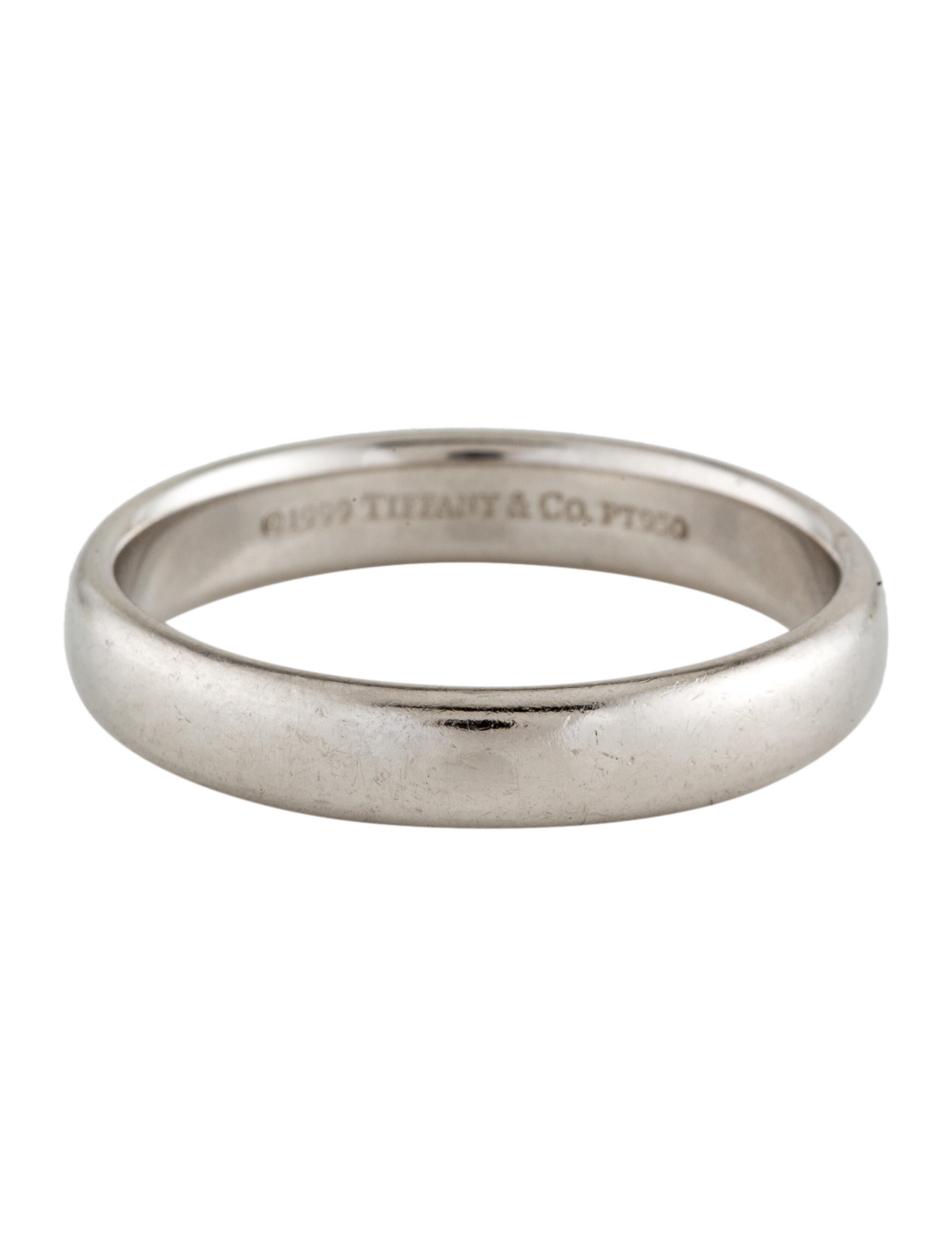 Tiffany & Co. Vintage Platinum Wedding Band - Wedding Band, Rings ...