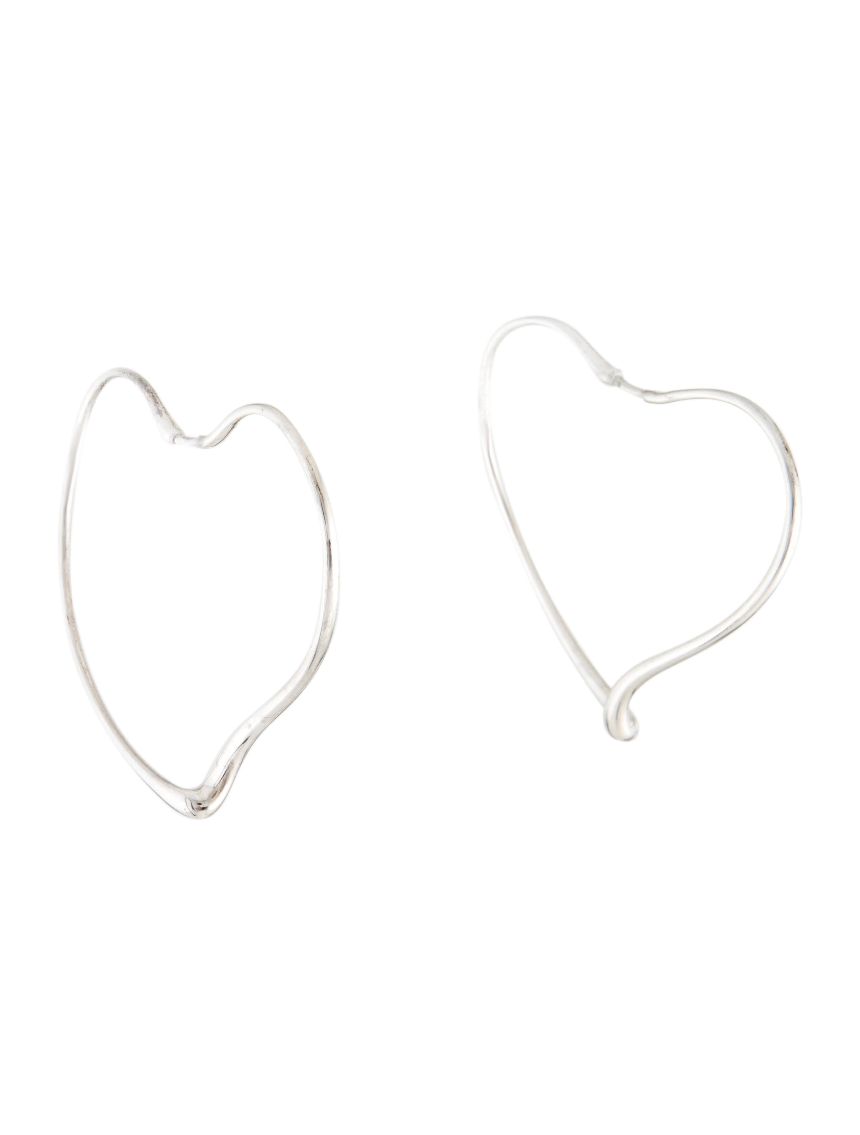 Tiffany & Co. 18K Diamond Metro Hoop Earrings - 18K White Gold Hoop ...