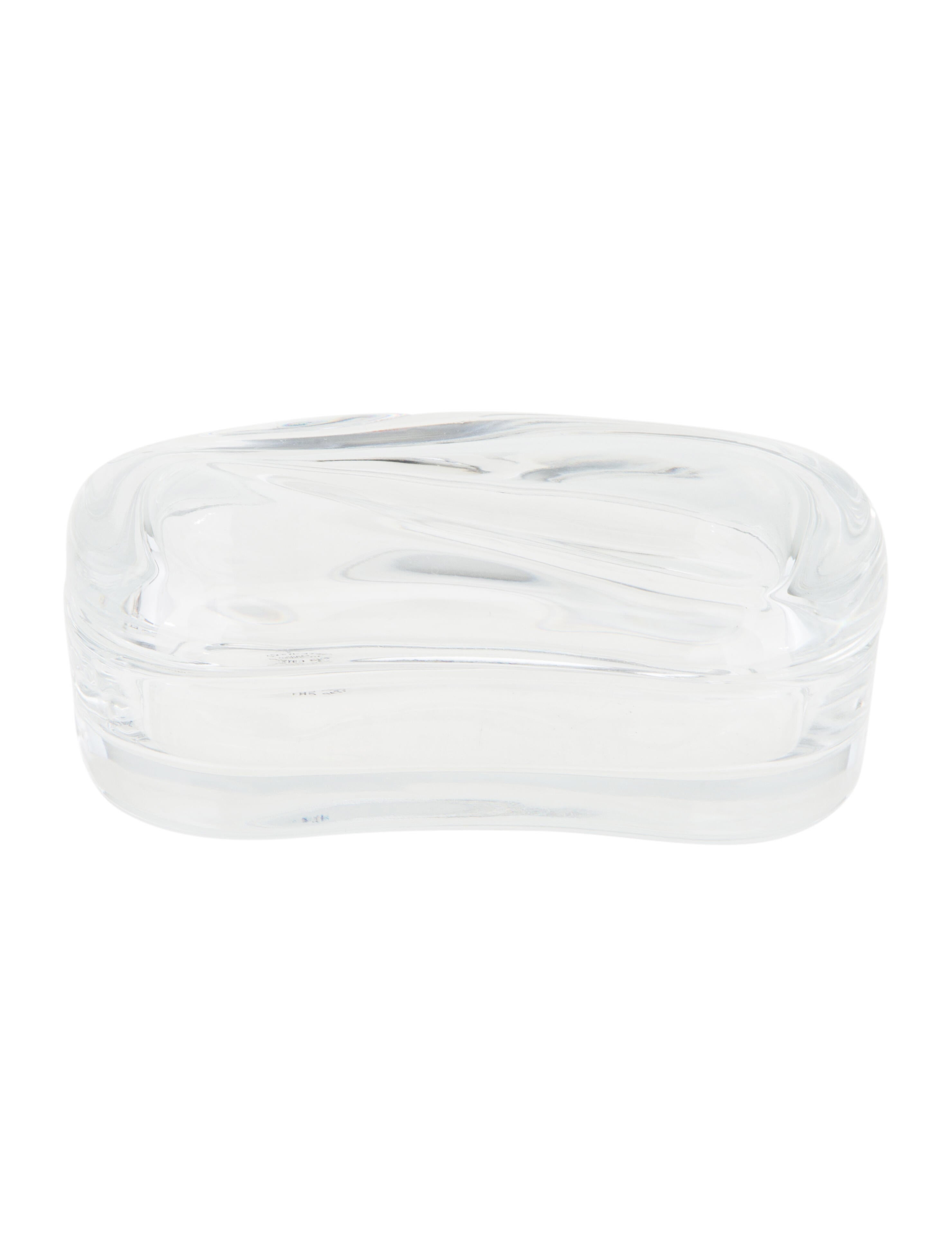 Tiffany & Co. Elsa Peretti Wave Crystal Box - Clear Decorative Accents ...