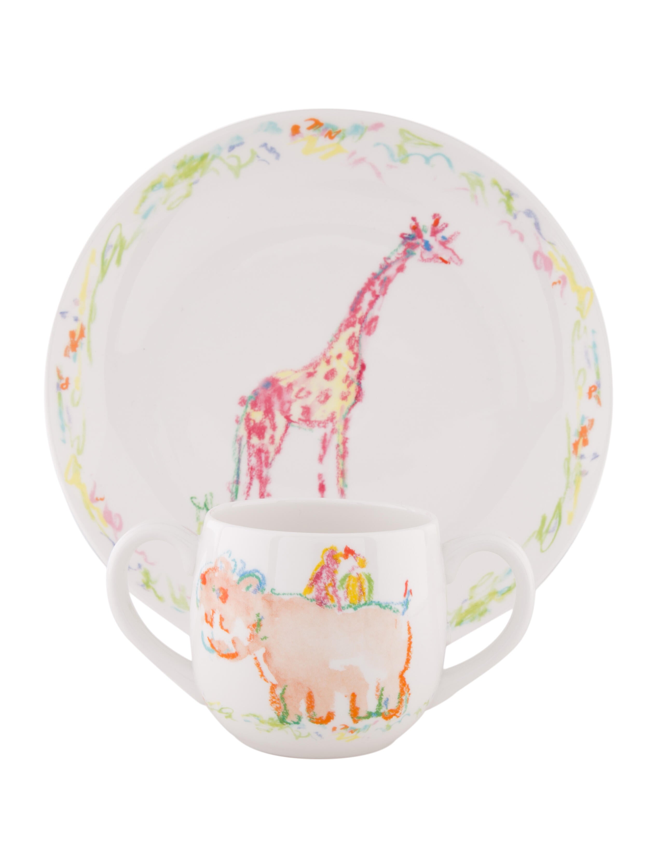 Tiffany & Co. 3-Piece Tiffany Jungle Baby Set - White, 3 pieces Kids ...