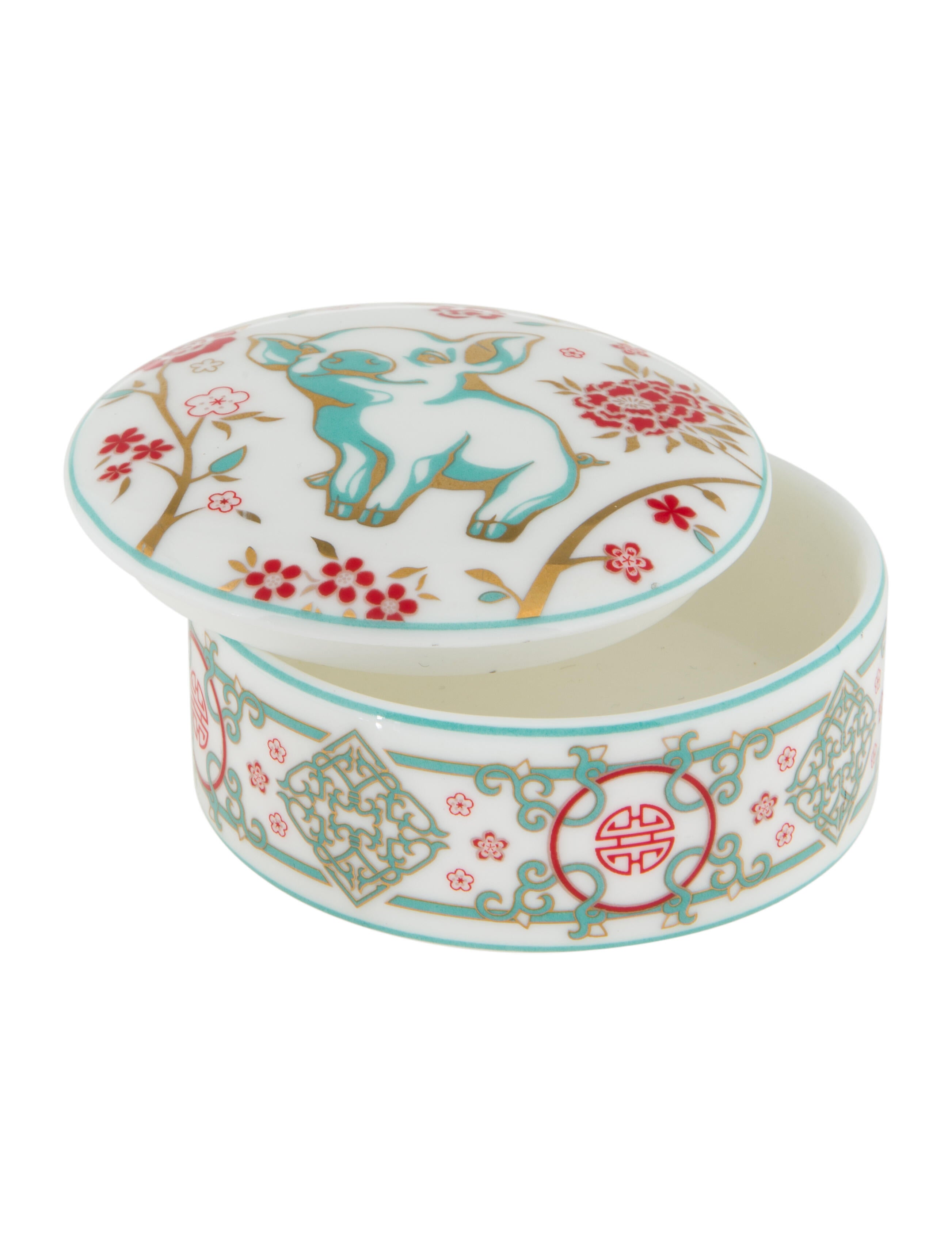 Tiffany & Co. Year of the Pig Trinket Box - Blue Decorative Accents ...