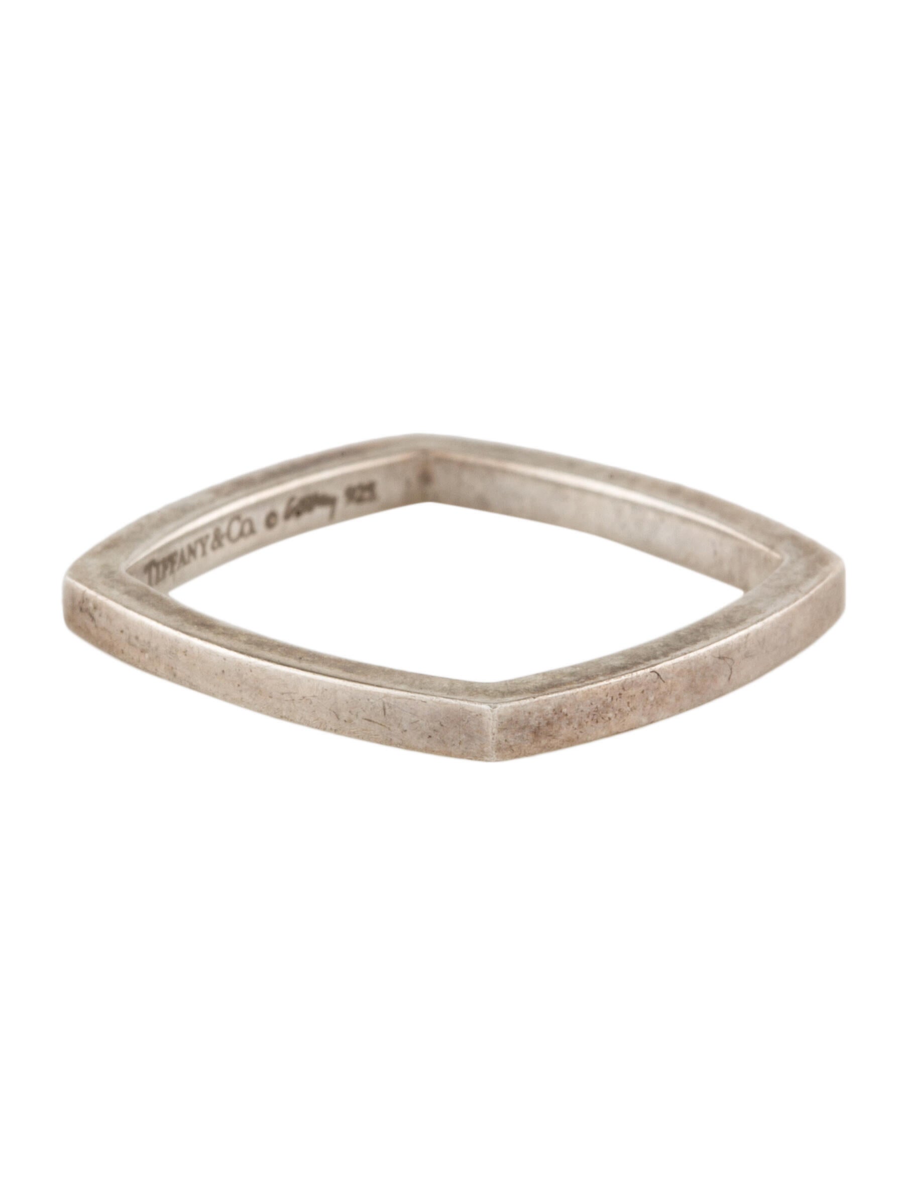 Tiffany & Co. Gehry Torque Micro Ring - Sterling Silver Band, Rings ...