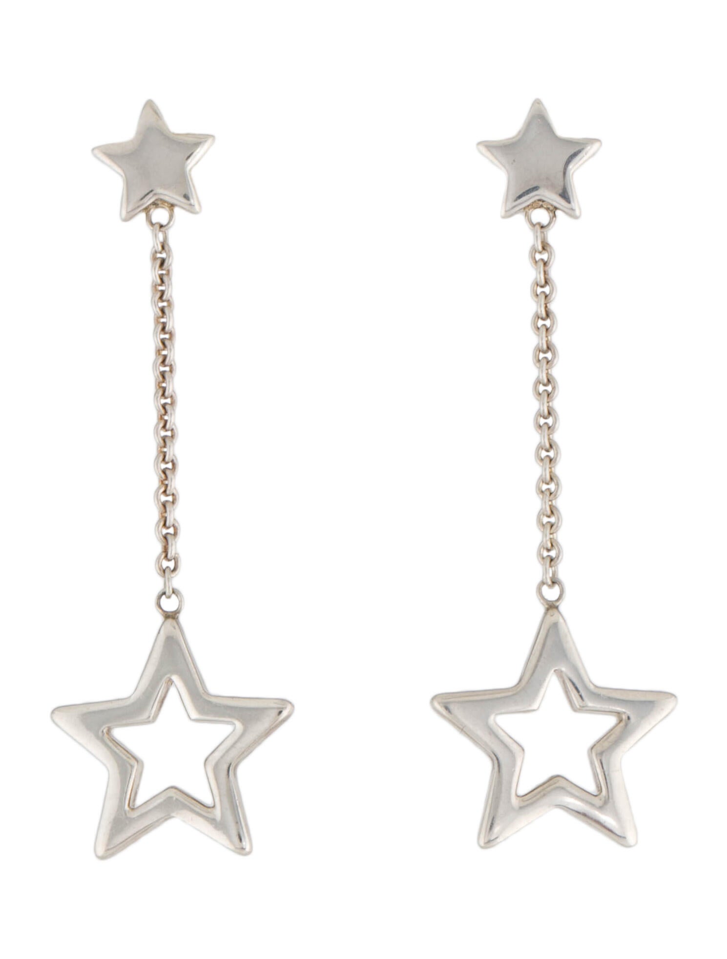 Tiffany & Co. 18K Tassel Earrings - 18K White Gold Drop, Earrings ...