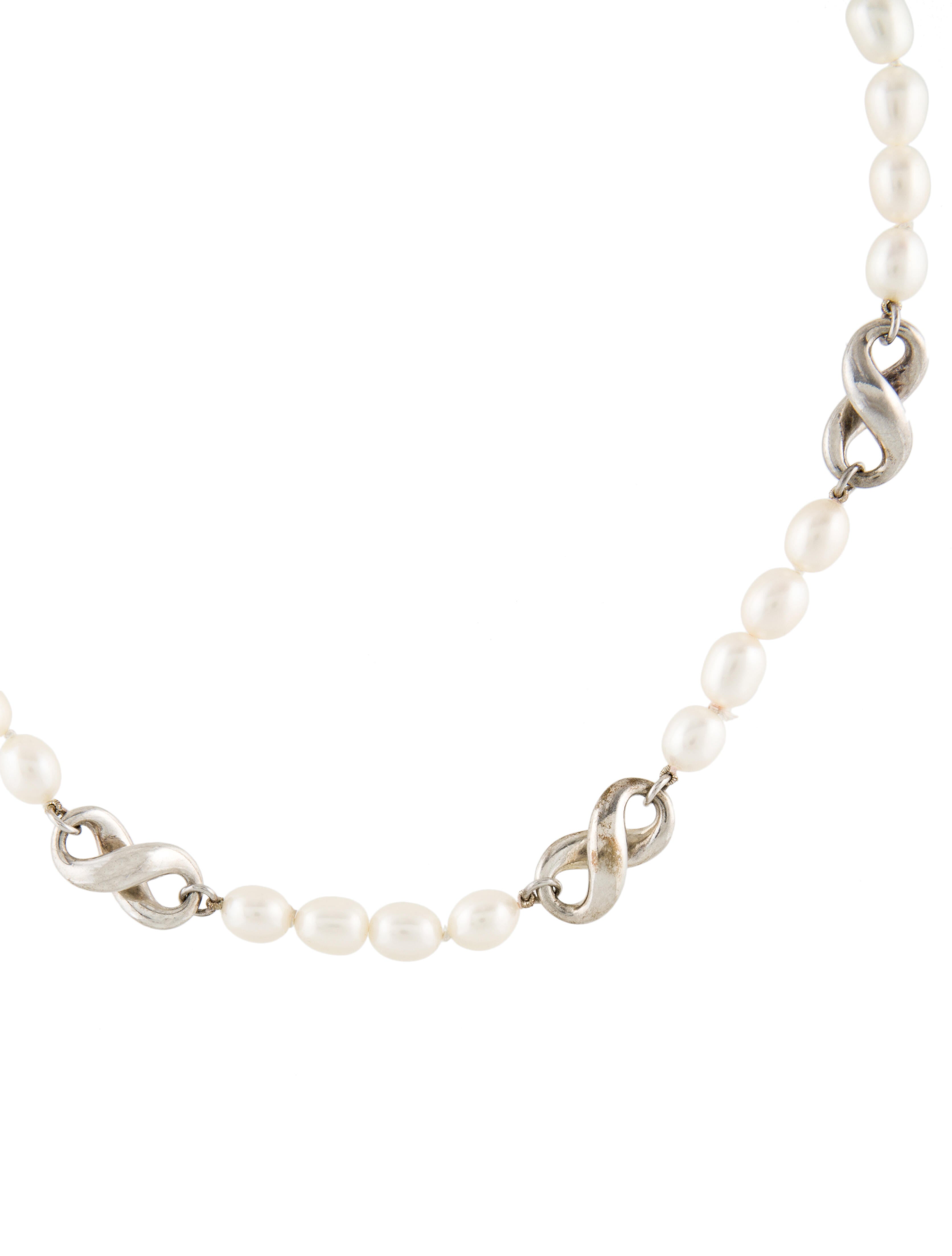 Tiffany & Co. Vintage Pearl Infinity Necklace - Bead Strand, Necklaces ...
