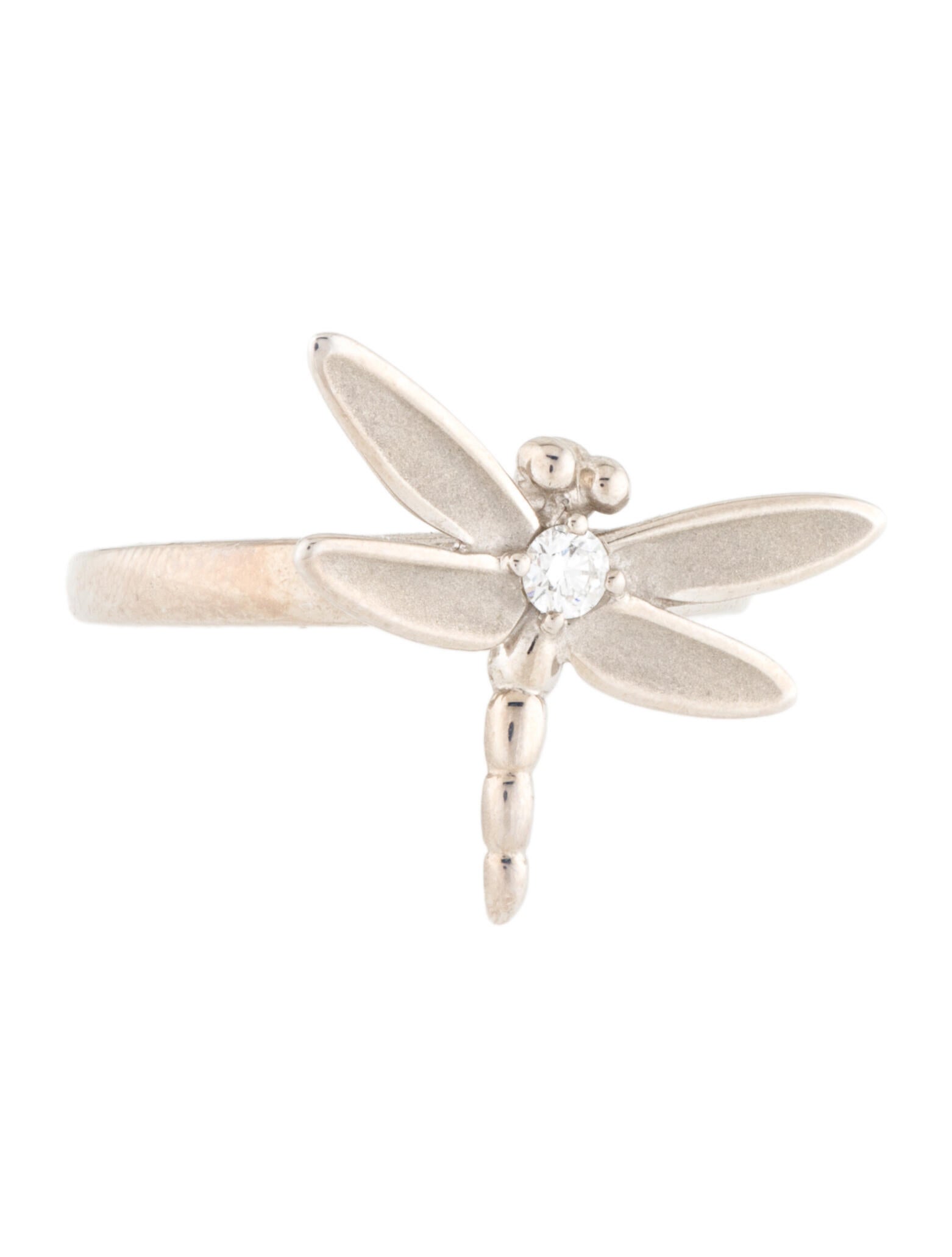 Tiffany & Co. 18K Diamond Dragonfly Cocktail Ring - Rhodium-Plated 18K ...
