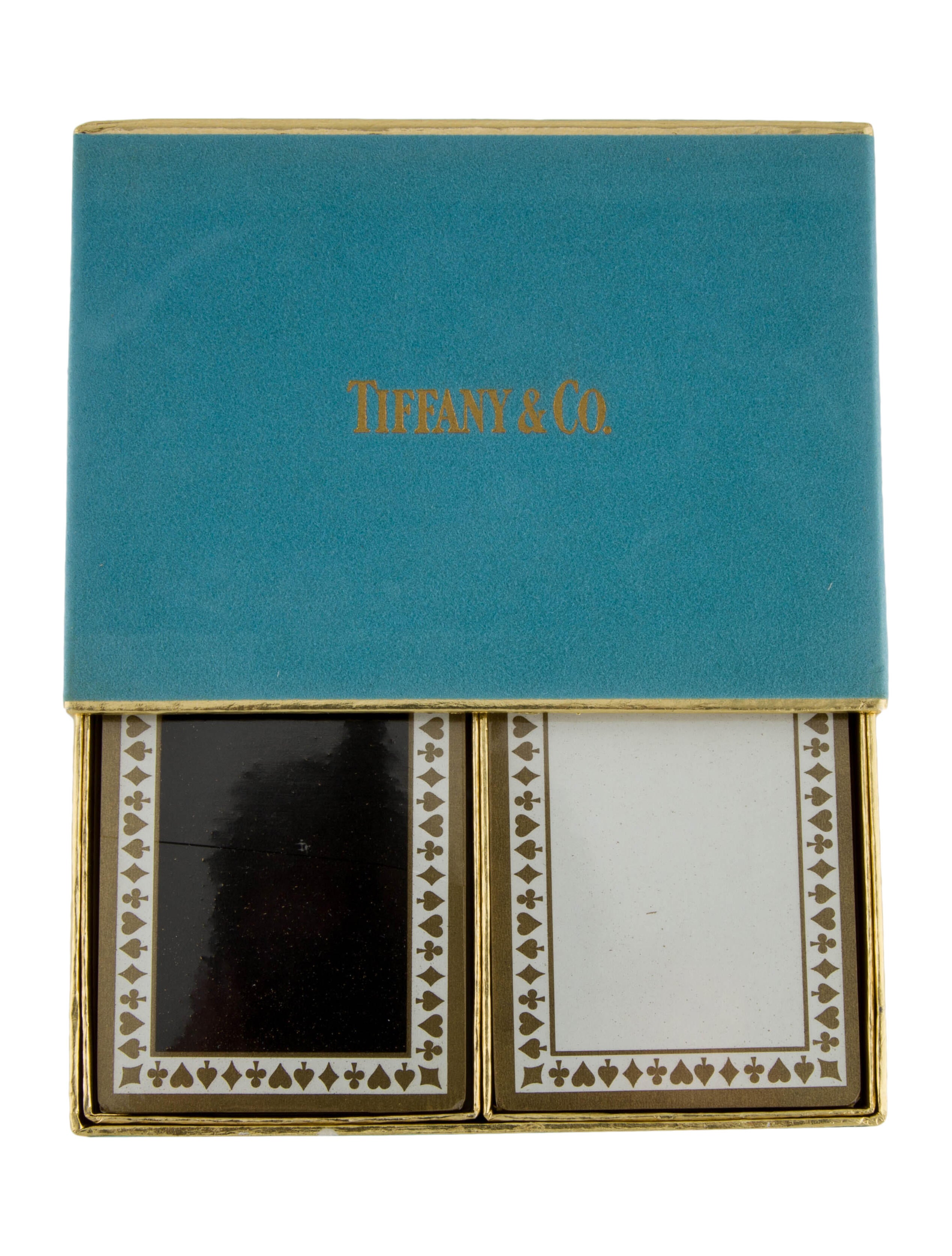 Tiffany & Co. Playing Cards Set - Black Decorative Accents, Decor ...