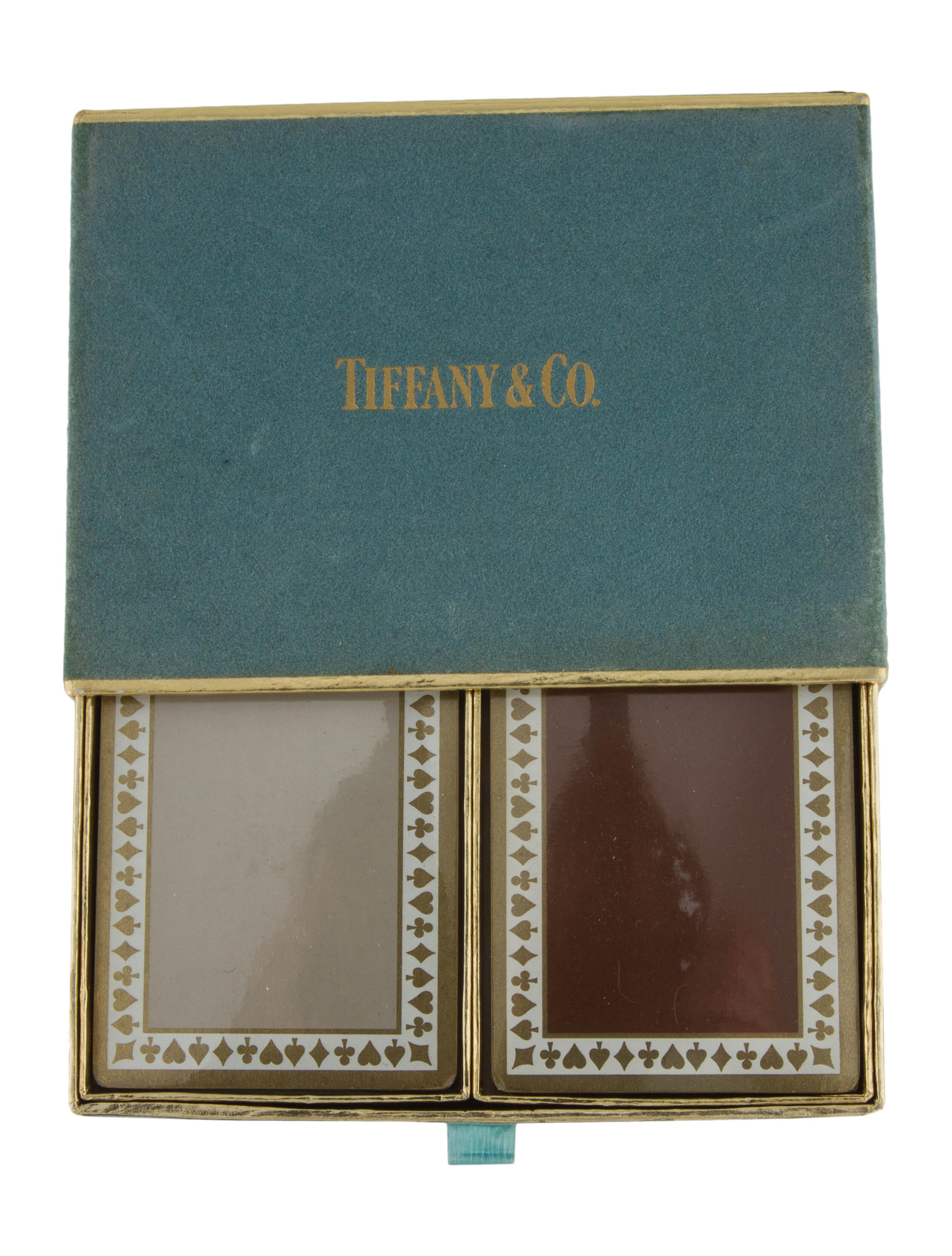 Tiffany & Co. Playing Cards Set - Blue Decorative Accents, Decor ...