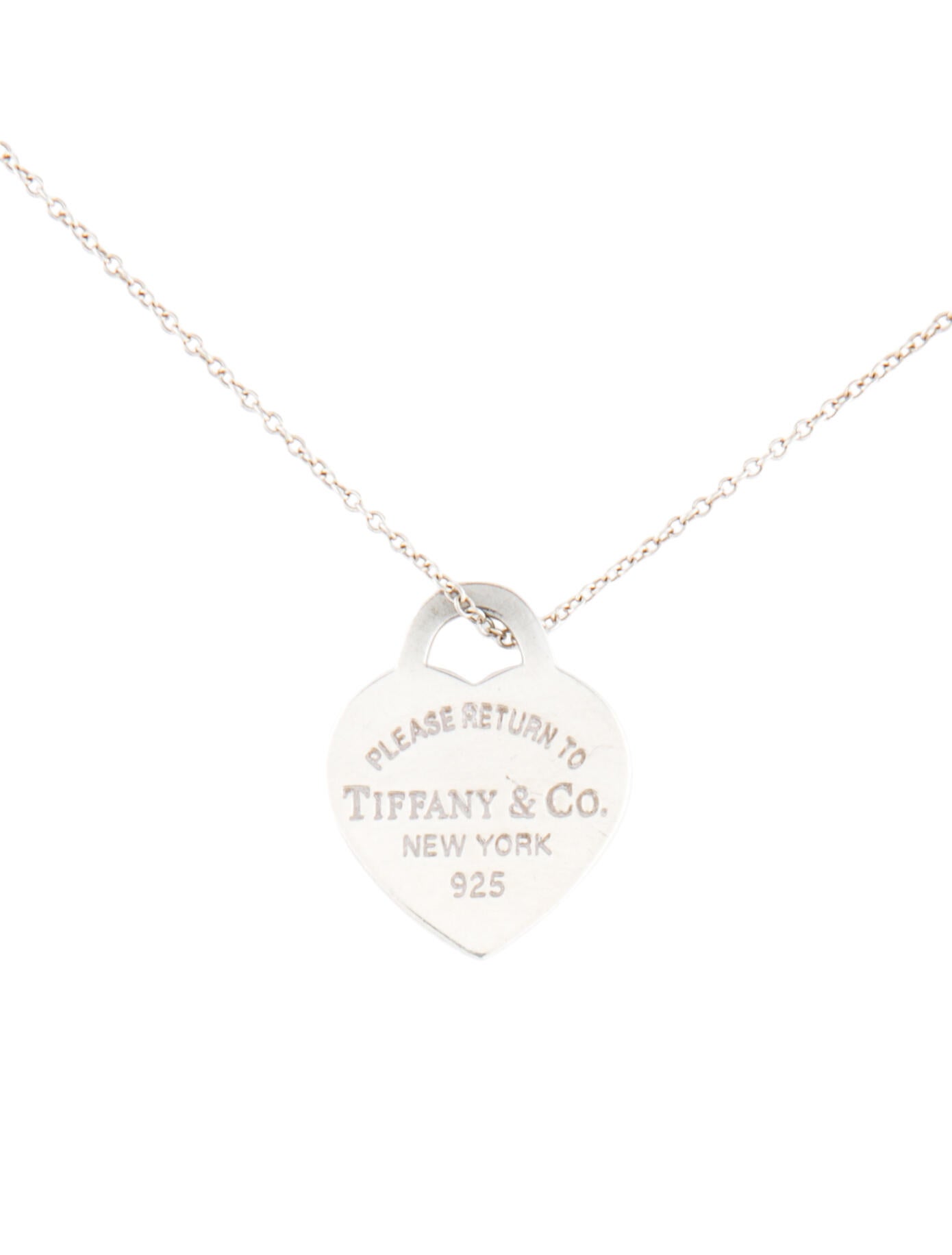 Tiffany & Co. Return To Tiffany Pendant Necklace - Sterling Silver ...