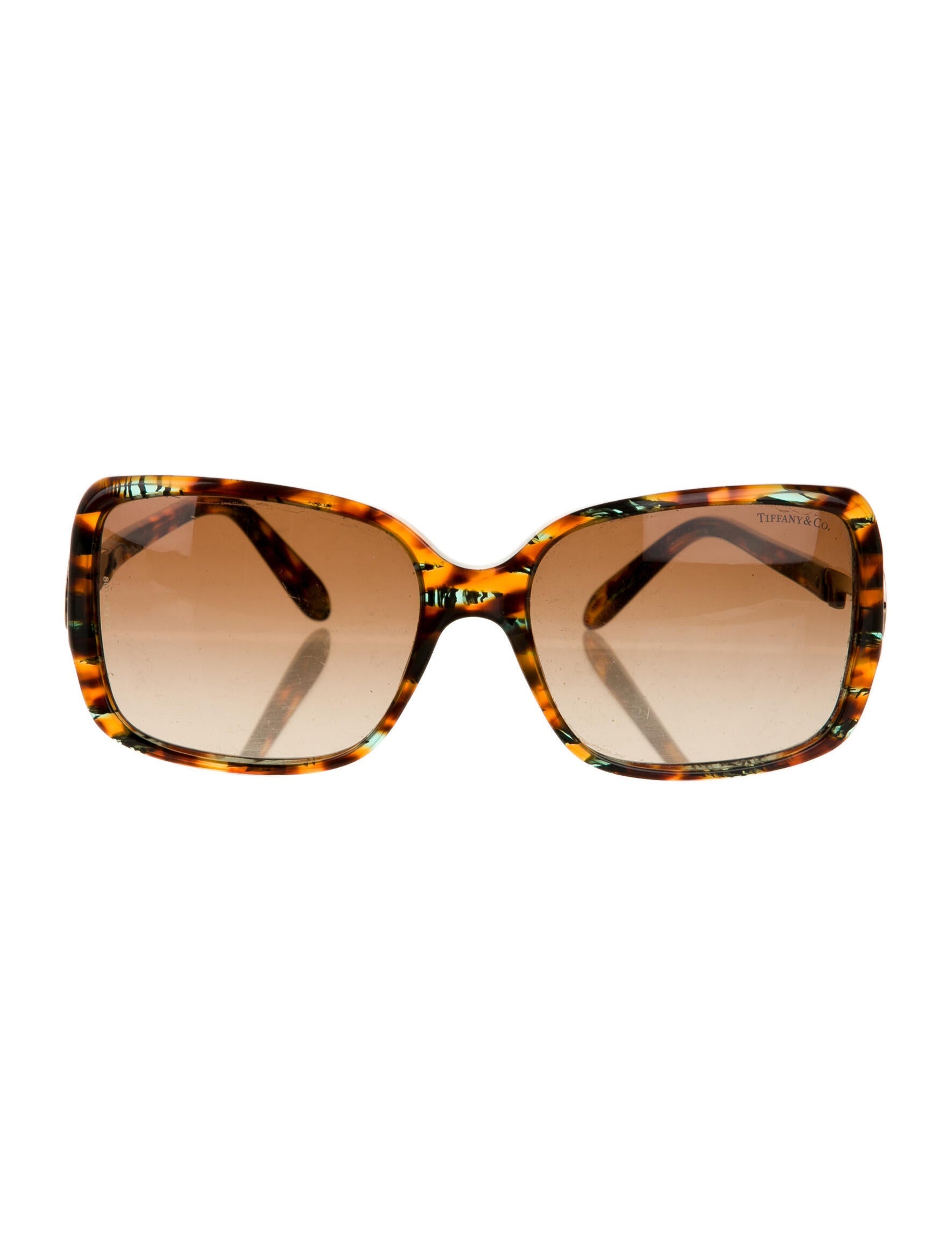 Tiffany & Co. Shield Gradient Sunglasses - Brown Sunglasses ...