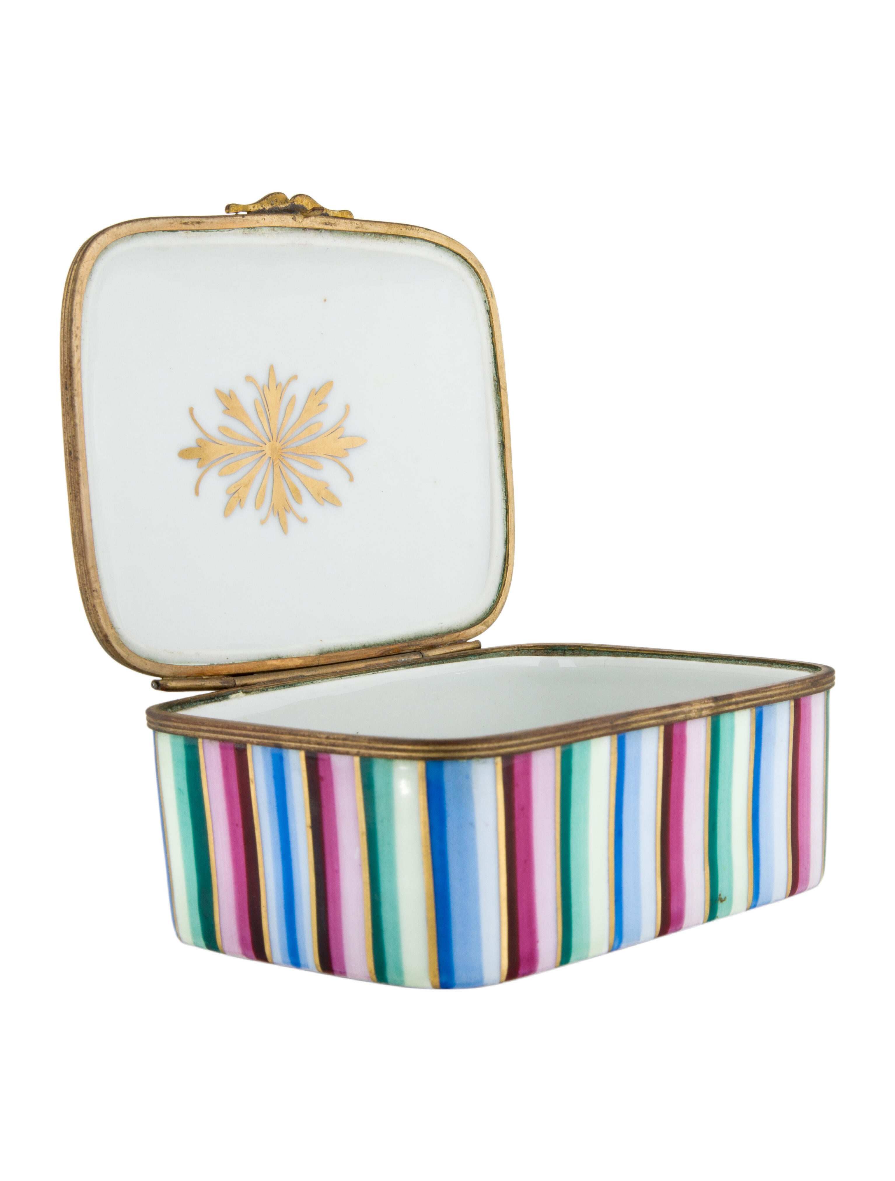 Tiffany & Co. Private Stock Le Tallec Porcelain Covered Box - Blue ...