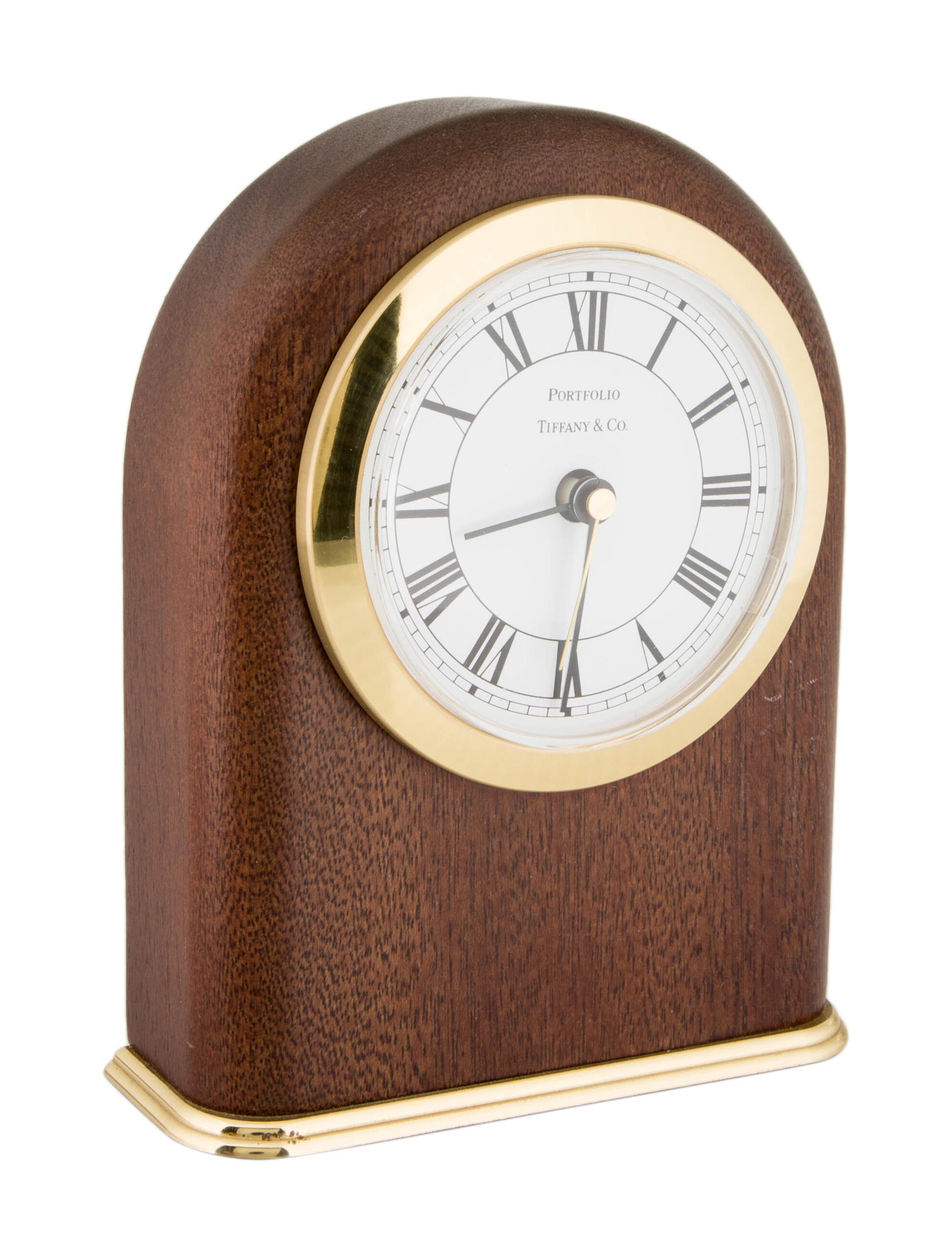 Tiffany & Co. Portfolio Desk Clock - Brown Decorative Accents, Decor ...