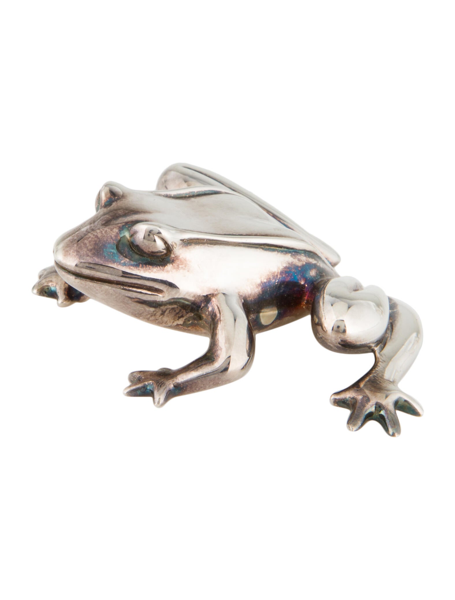 Tiffany & Co. Sterling Silver Frog Paperweight - Silver Decorative ...