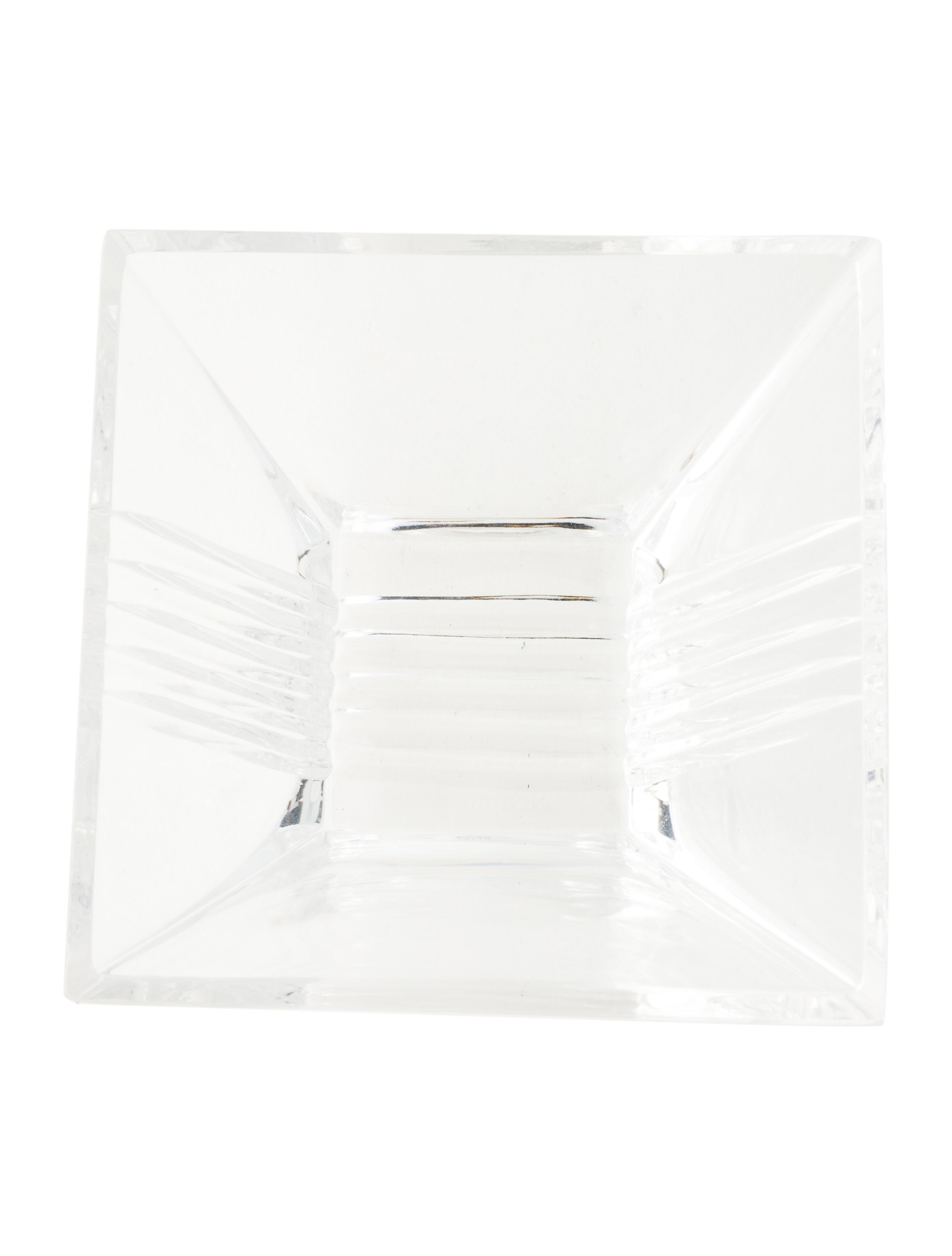 Tiffany & Co. Metropolis Square Bowl - Clear Decorative Accents, Decor ...
