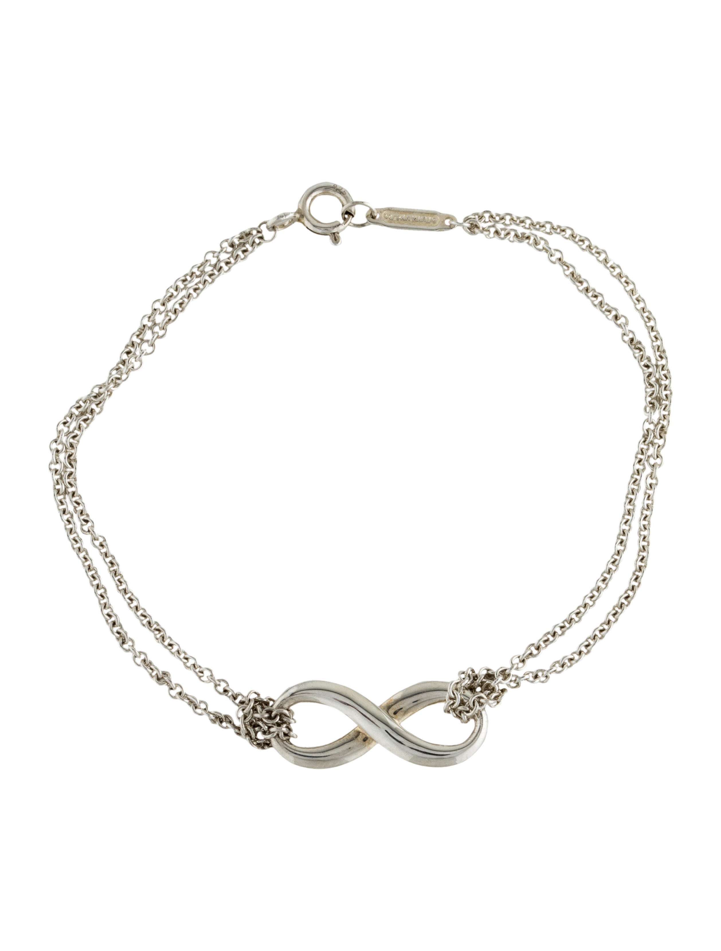 Tiffany & Co. Infinity Bracelet - Sterling Silver Charm, Bracelets - TIF242911 | The RealReal
