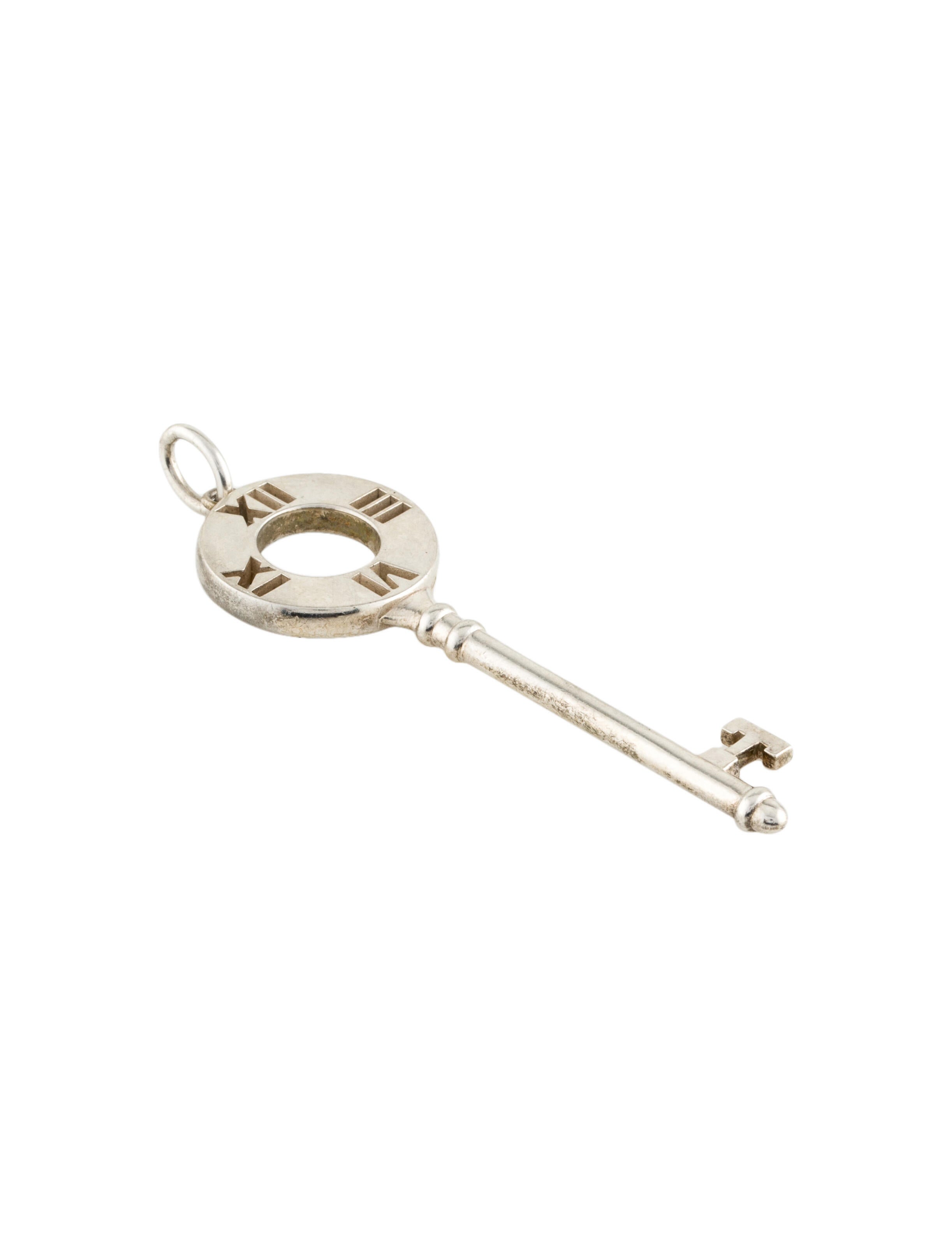 Tiffany & Co. Atlas Key Pendant - Sterling Silver Pendant, Brooches ...