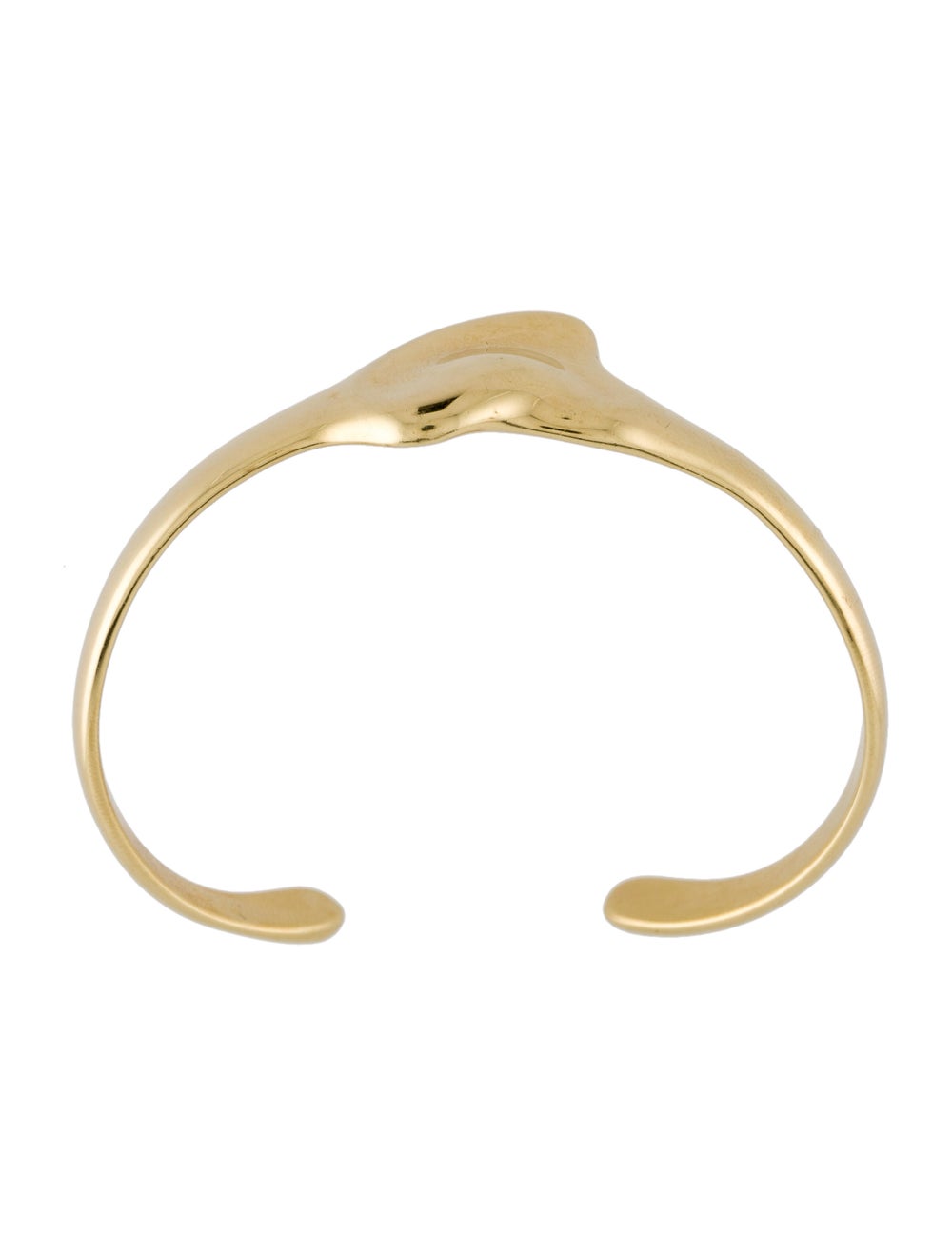 Tiffany & Co. 18K Full Heart Cuff Bracelet - 18K Yellow Gold Cuff ...