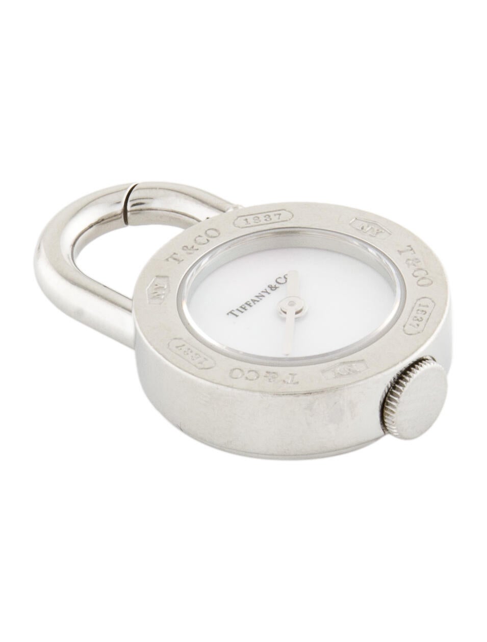 Tiffany & Co. 1837 Padlock Watch Charm - White - TIF247196 | The RealReal