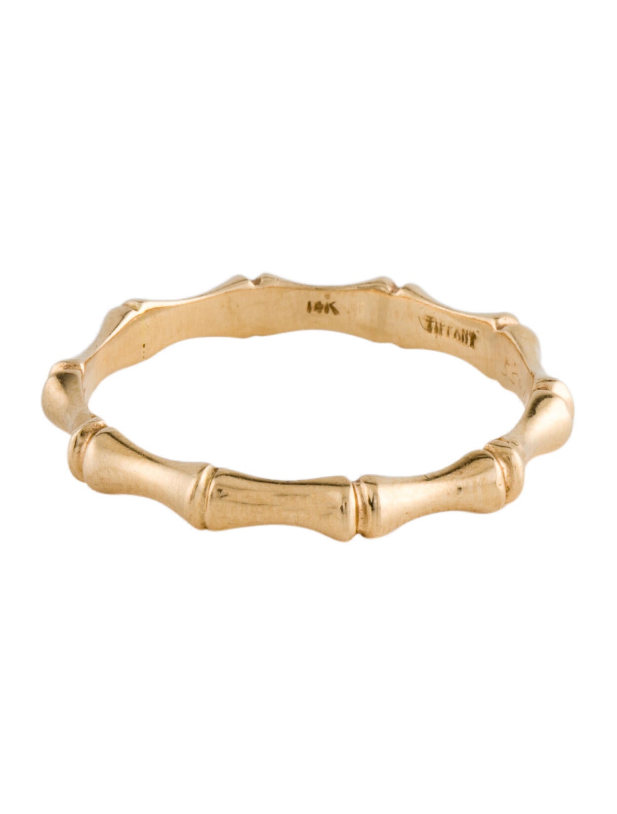 Tiffany & Co. Vintage 14K Bamboo Band - 14K Yellow Gold Band, Rings ...