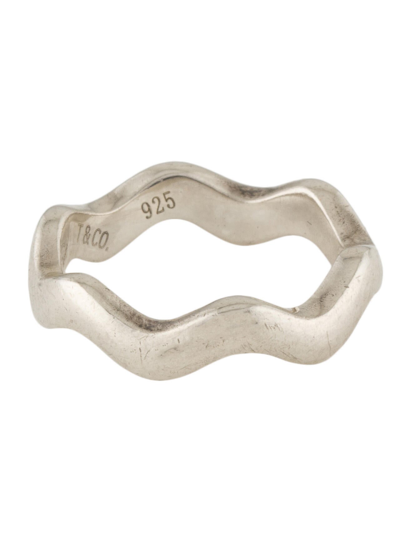 Tiffany & Co. Wavy Band - Sterling Silver Band, Rings - TIF248290 | The ...