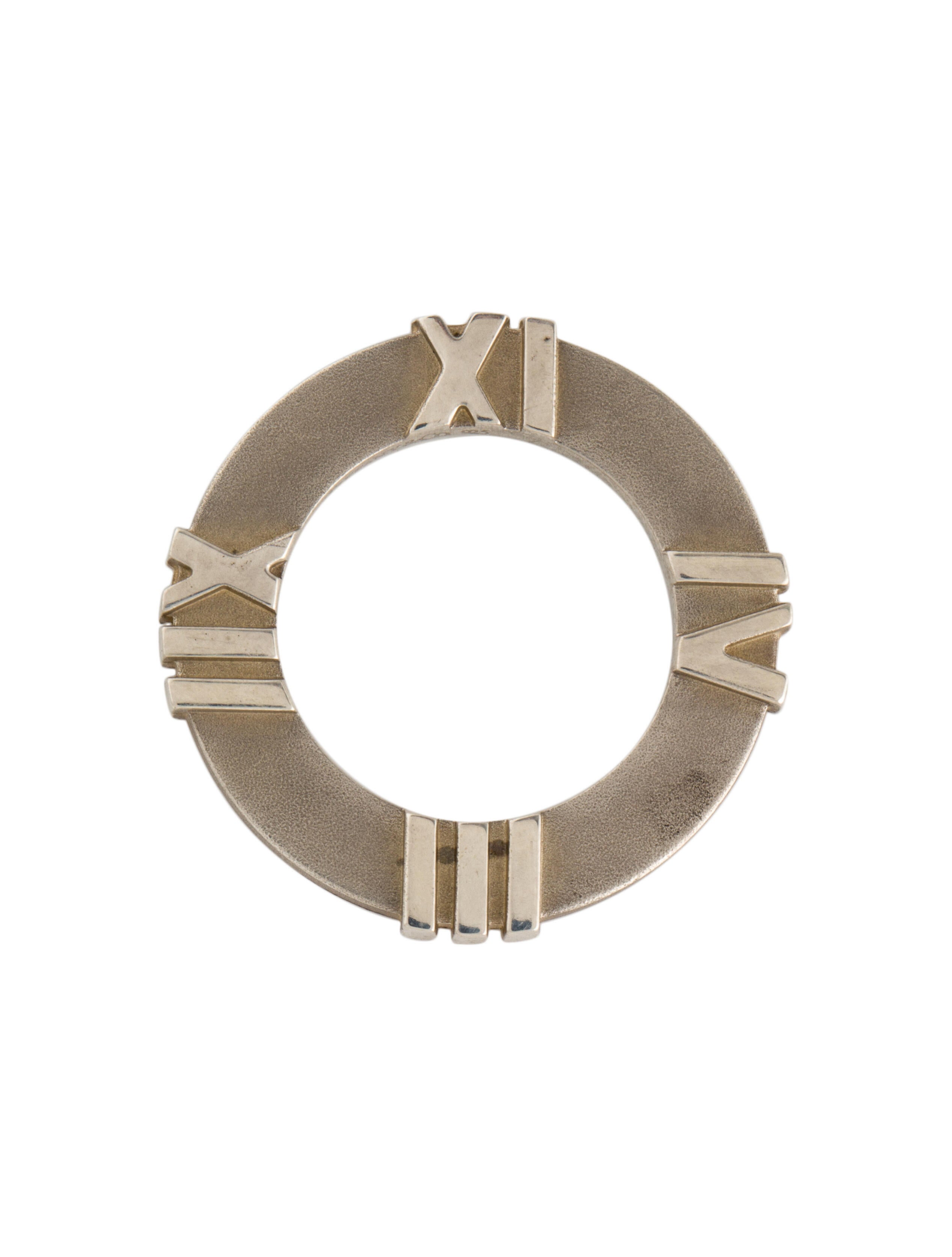 Tiffany & Co. Atlas Circle Pendant - Sterling Silver Pendant Necklace ...