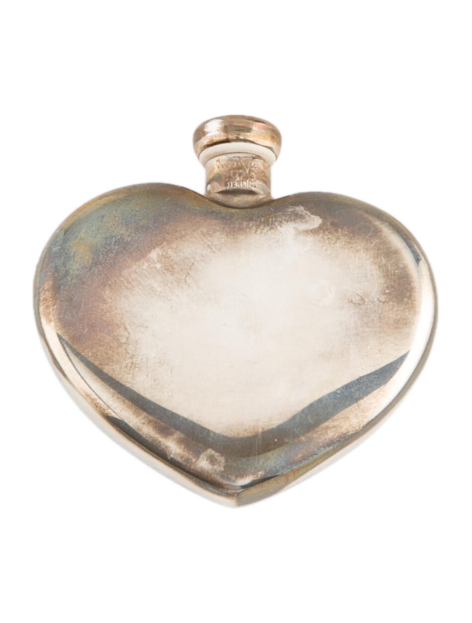 Tiffany & Co. Sterling Heart Perfume Flask - Silver Tech & Travel ...