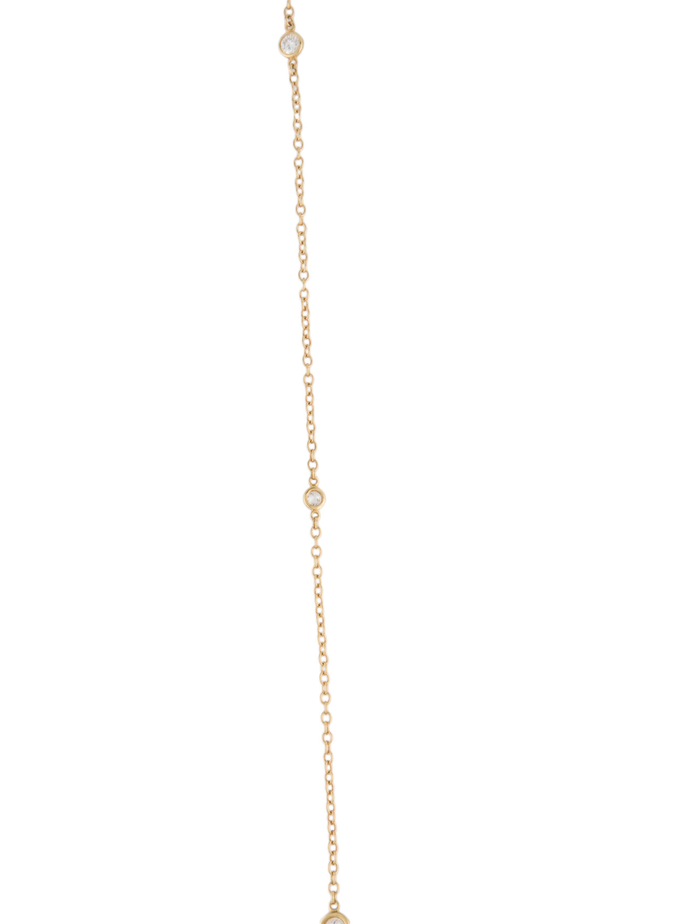 Tiffany & Co. 18K 1.21ctw Diamonds by the Yard® Sprinkle Necklace - 18K ...