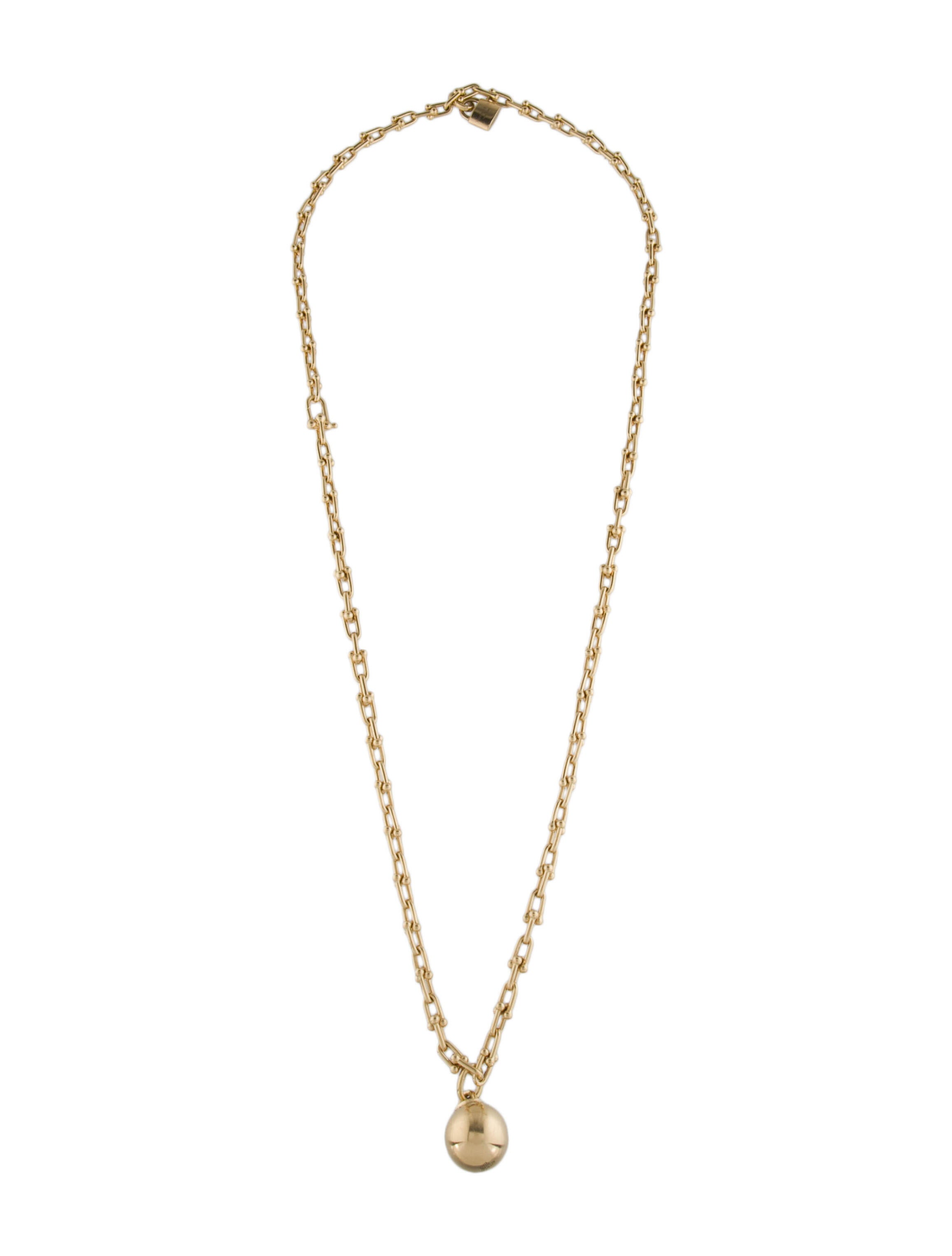 Tiffany & Co. 18K Small Wrap Necklace - 18K Yellow Gold Chain ...