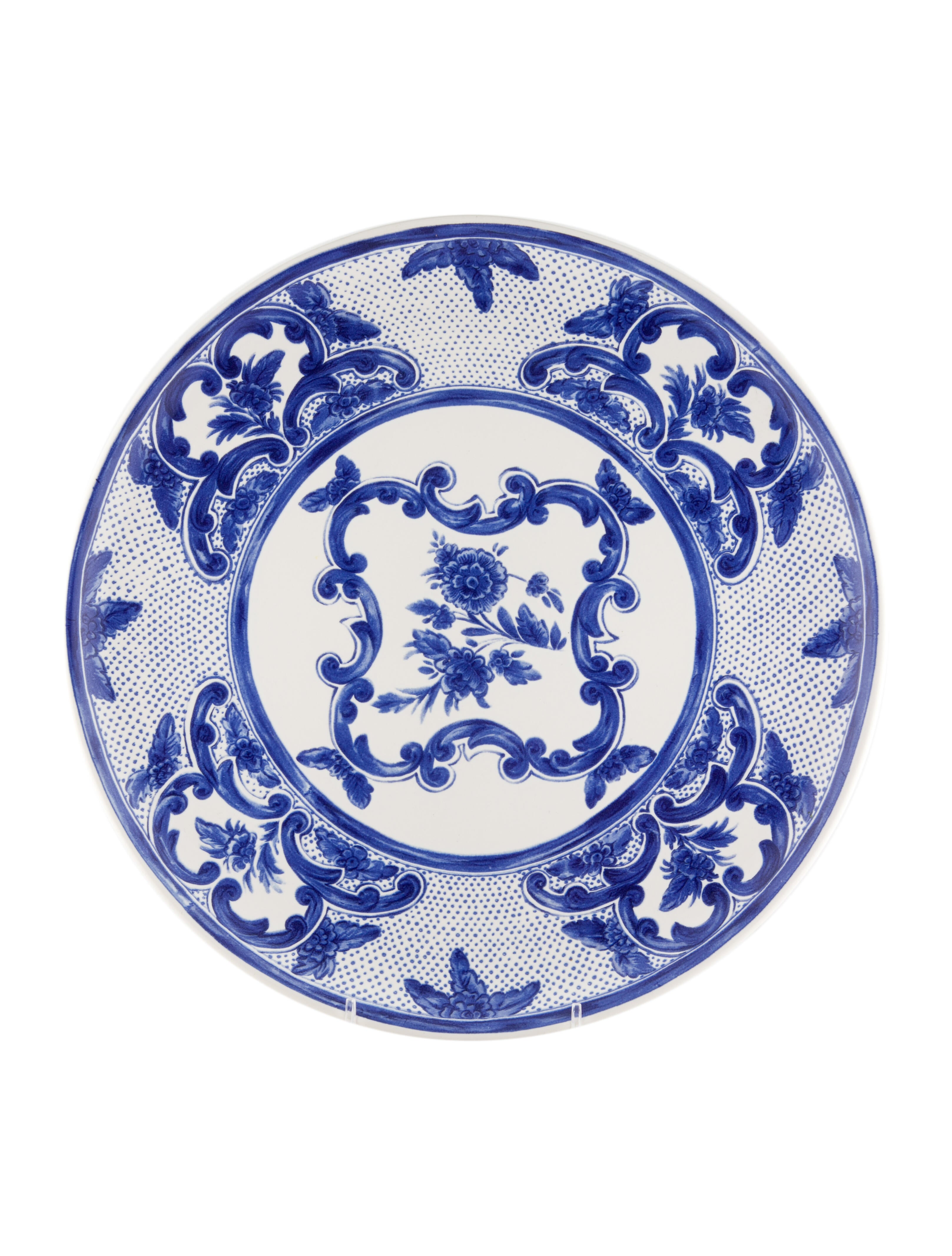 Tiffany & Co. Set of 4 Tiffany Summer Salad Plates - Blue, 4 pieces ...