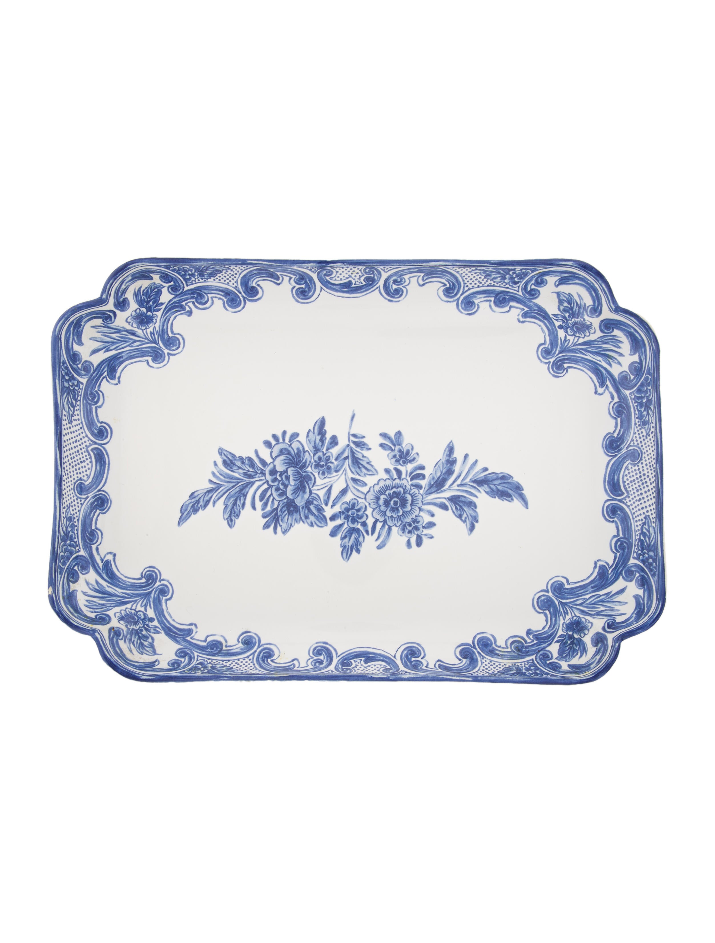 Tiffany & Co. Tiffany Delft tray - Blue Decorative Accents, Decor ...