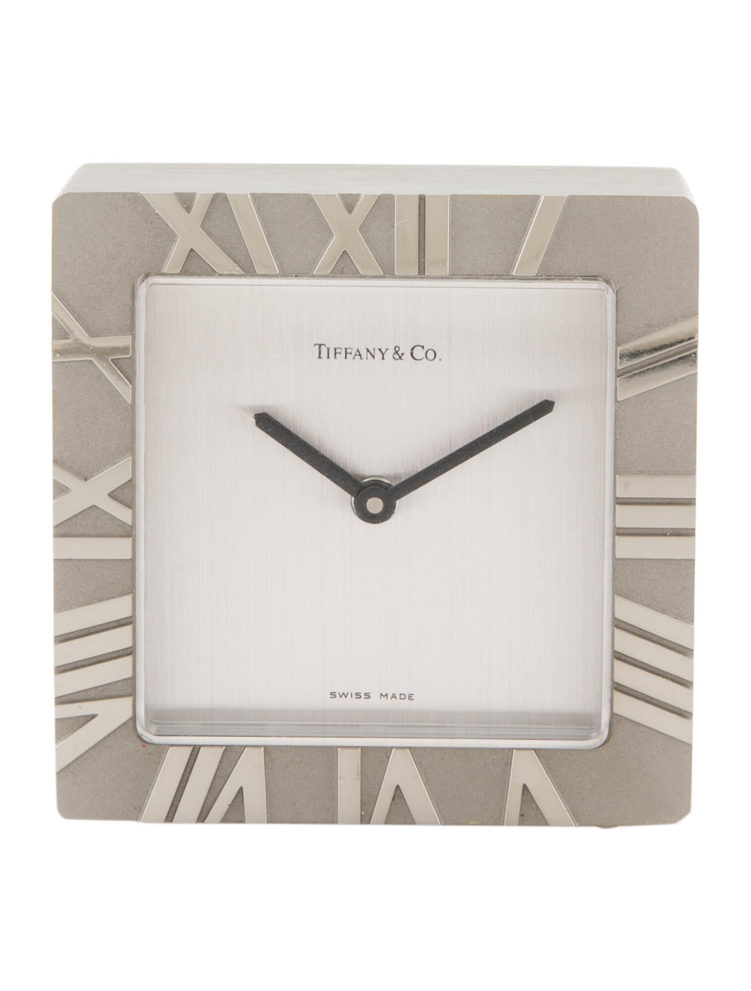Tiffany & Co. Portfolio Desk Clock - Gold Decorative Accents, Decor ...