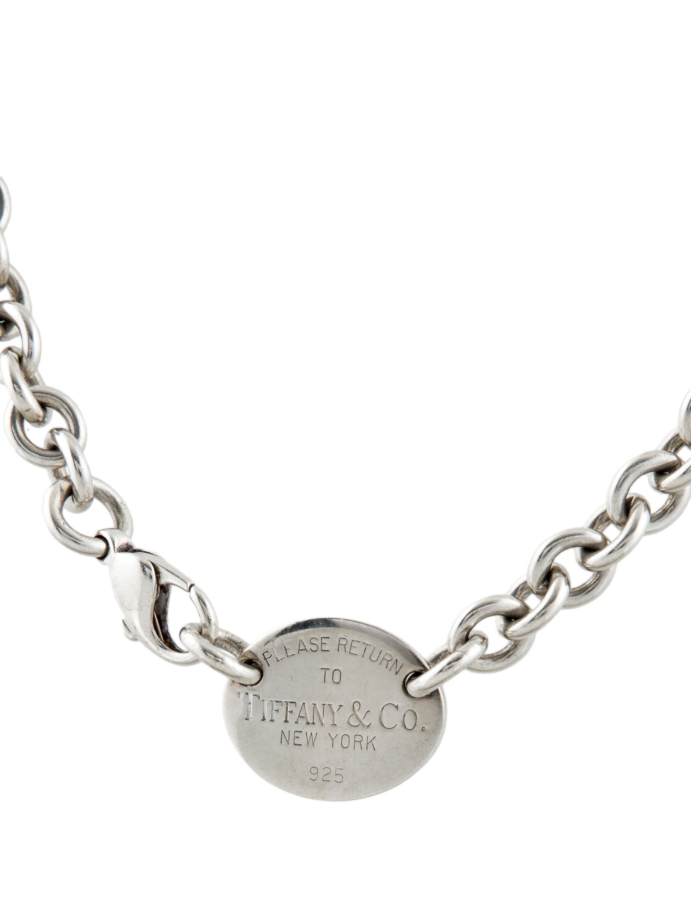 Tiffany & Co. Return to Tiffany Heart Pendant Necklace - Sterling ...
