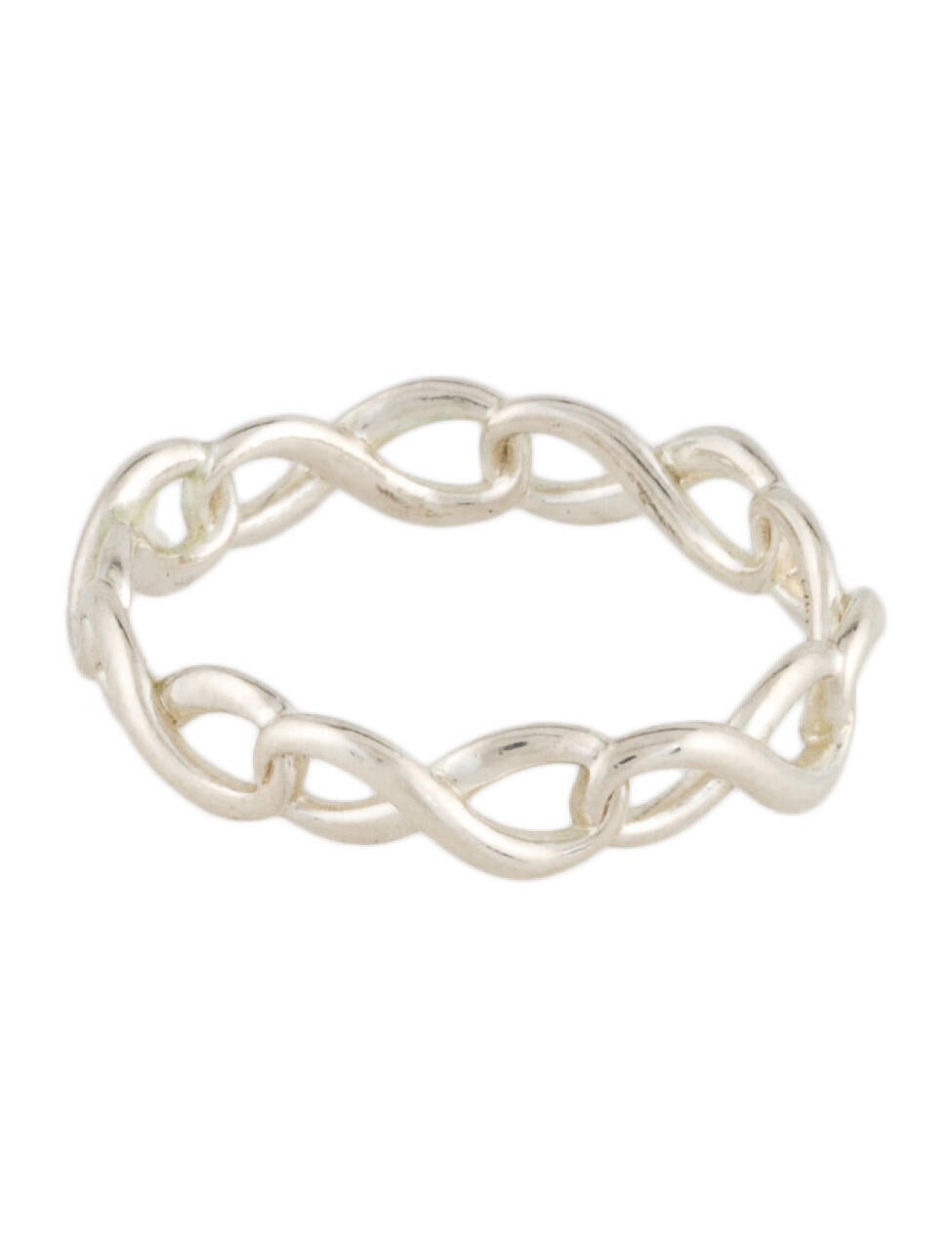 Tiffany & Co. Infinity Narrow Band Ring - Sterling Silver Band, Rings ...