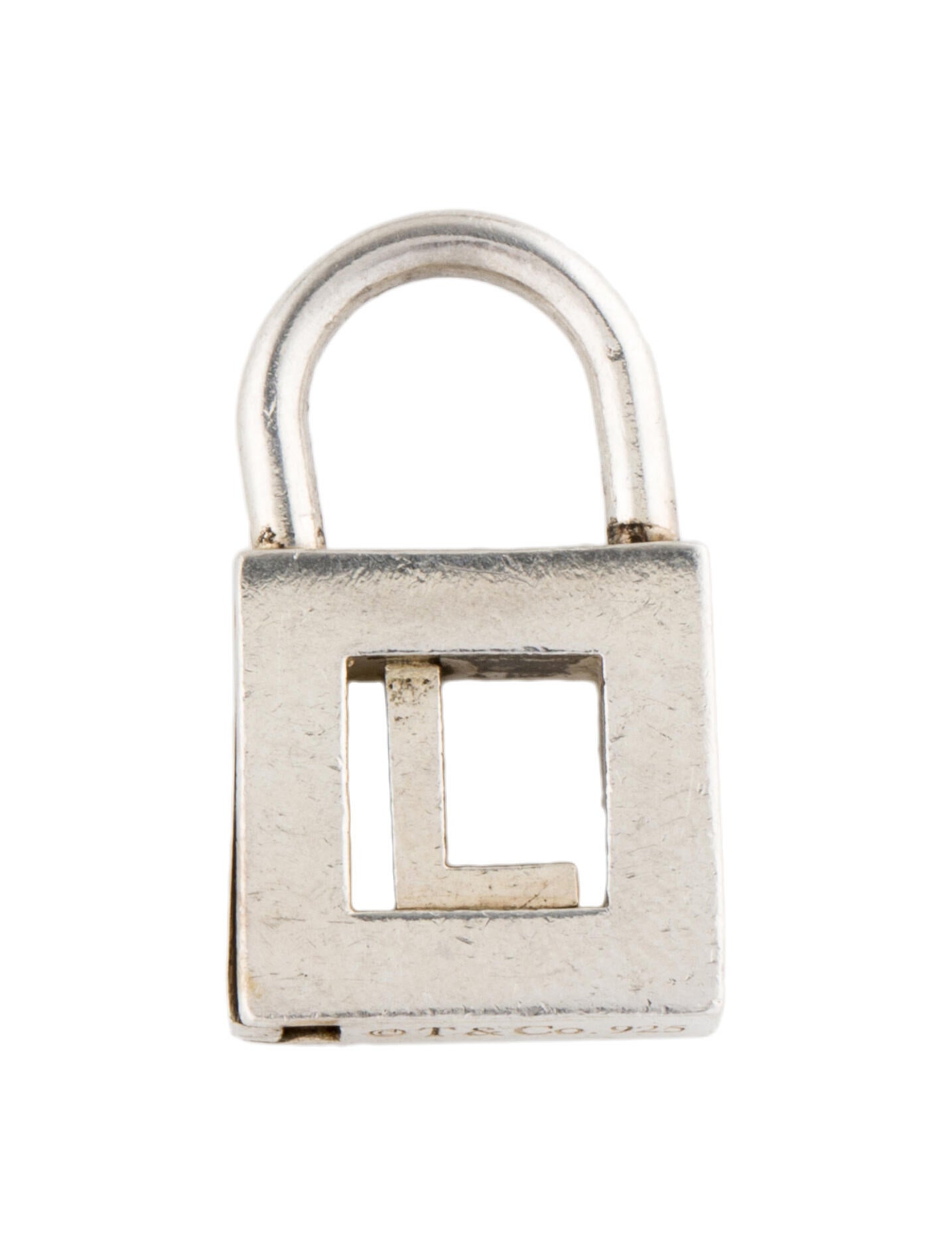 Tiffany & Co. Letter 'L' Lock Charm - Sterling Silver - TIF255997 | The ...