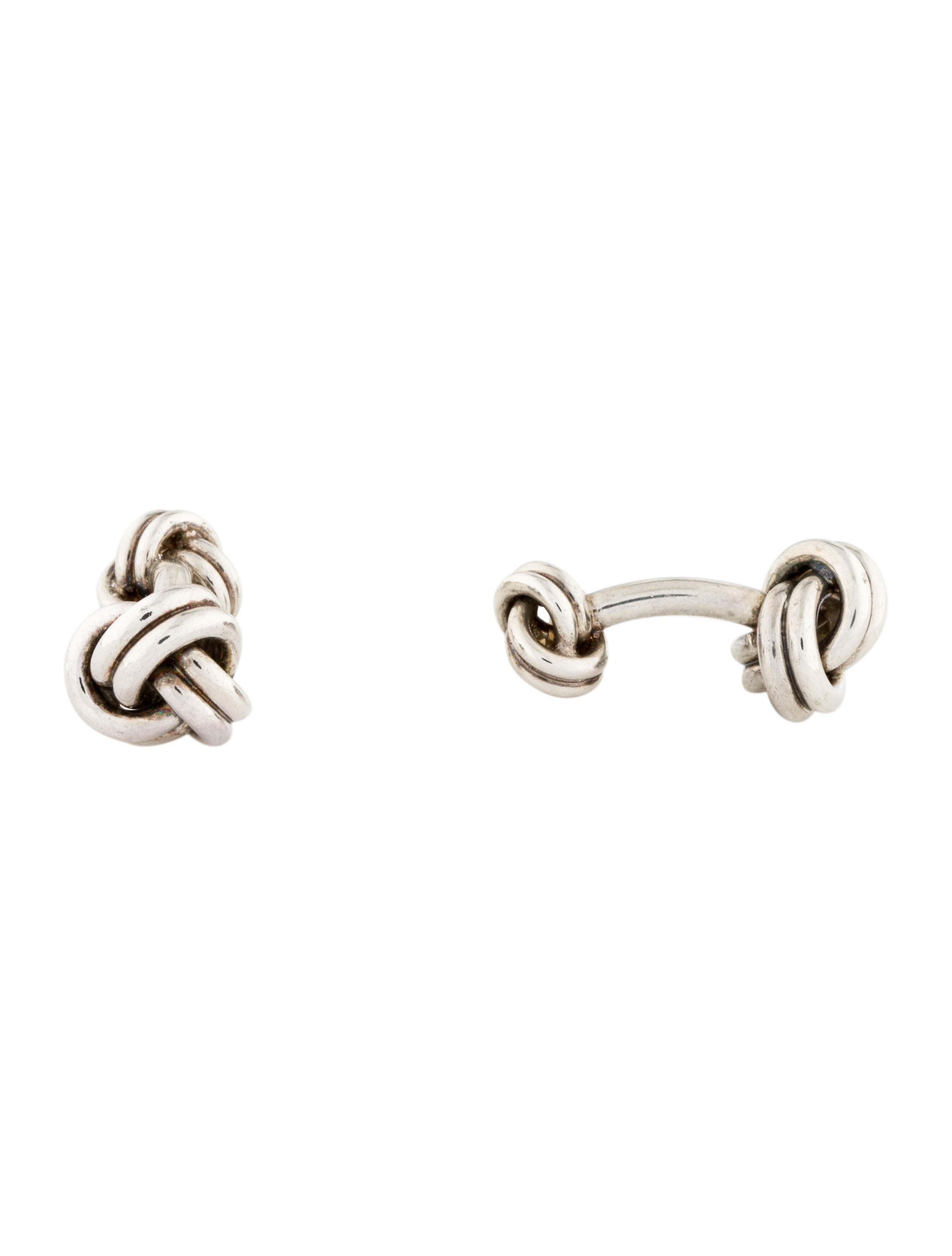 Tiffany & Co. 14K Double Sided Knot Cufflinks - 14K Yellow Gold ...